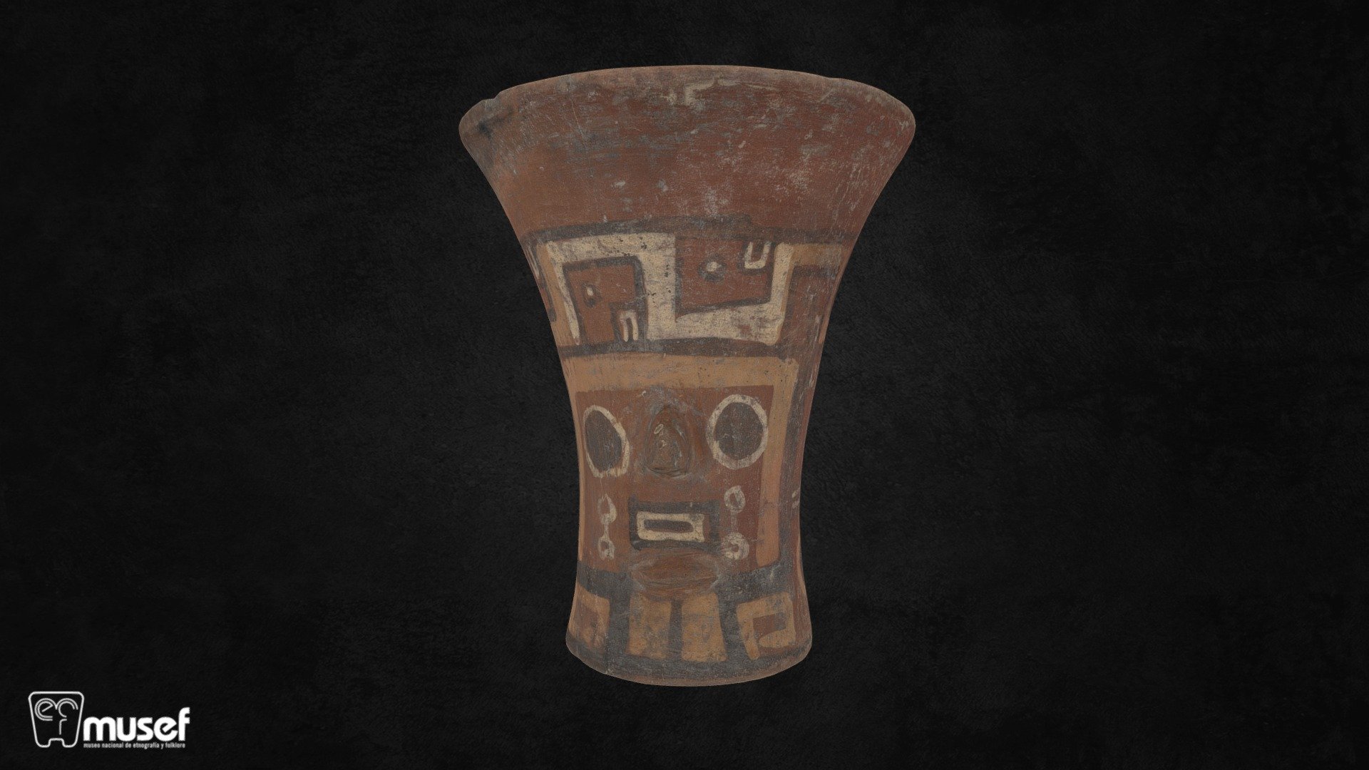 HUACO RETRATO: QIRU O Q’IRU O VASO ANTROPOMORFO - 3D model by Museo ...