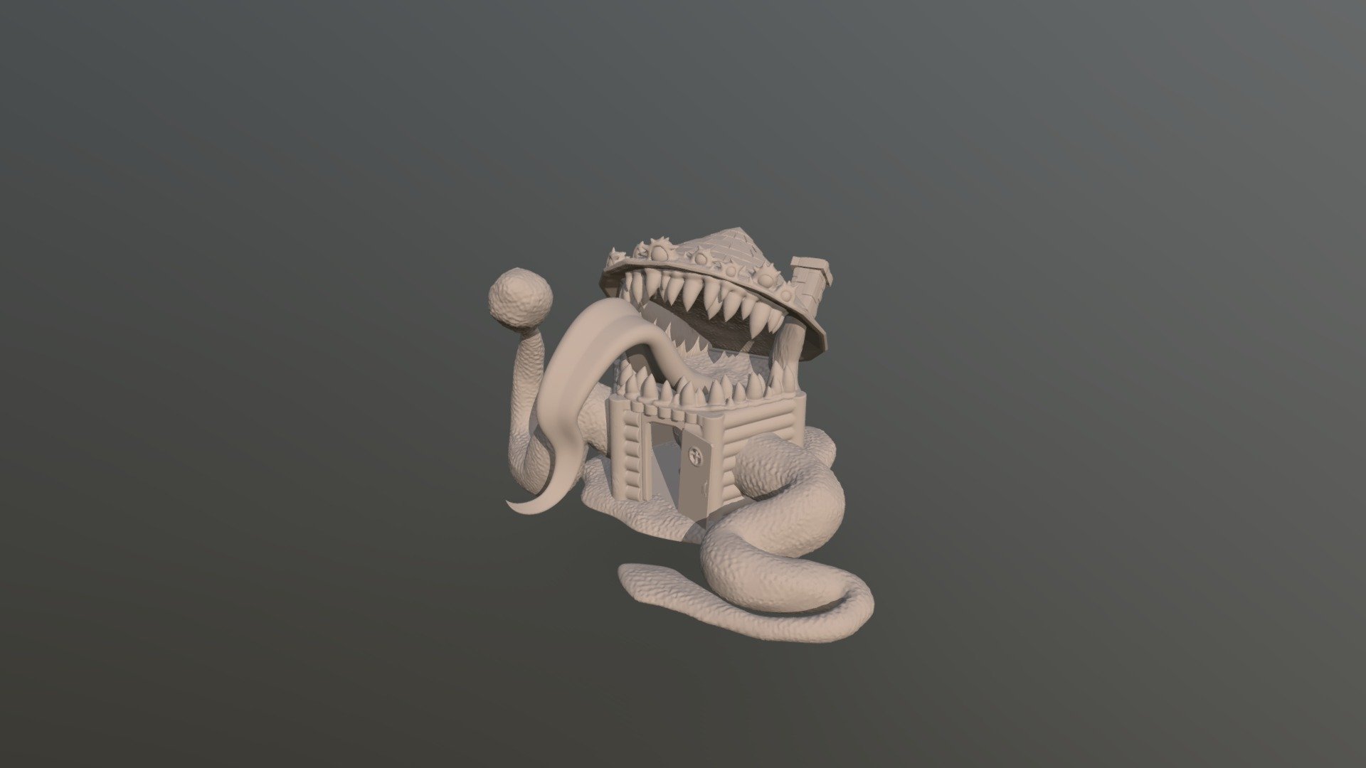 Elder Mimic - Wooden Cottage - 3D model by samAbdelhak [154ff24 ...