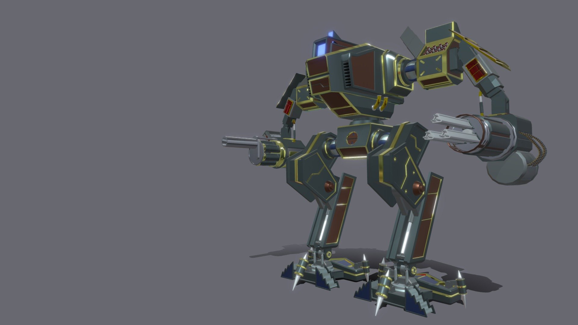 Battle Walker - Download Free 3D model by Konstantin Ulyamaev ...