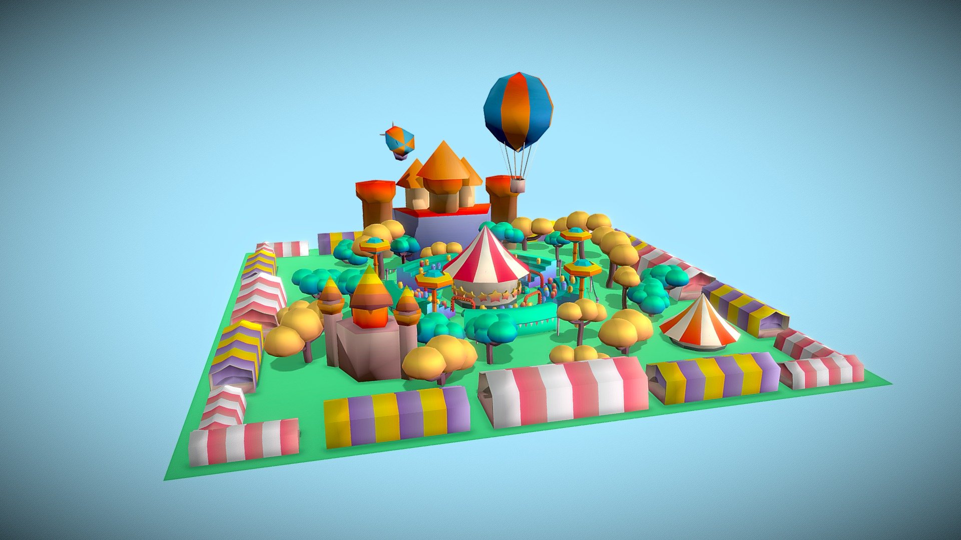 Carnival Land - Buy Royalty Free 3D model by Mayaarisandi [155073b ...