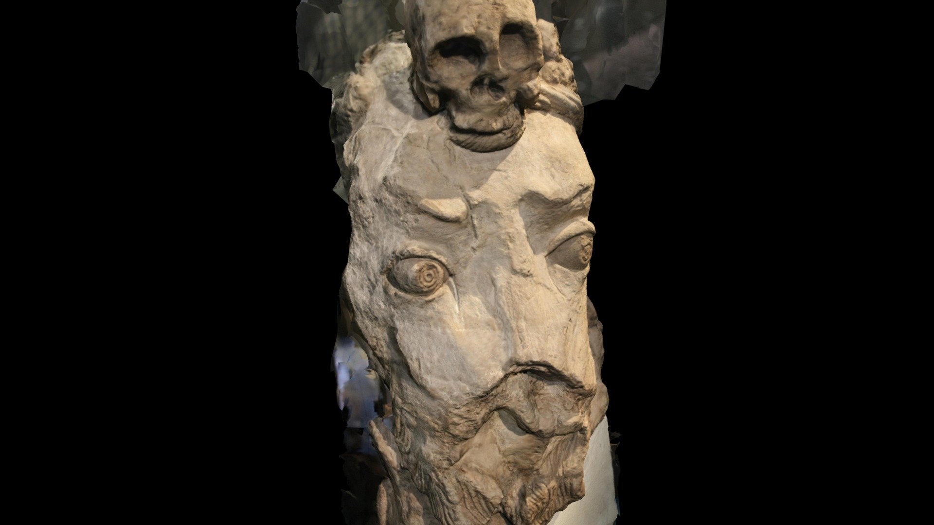 Demon wearing a skull headband, Uzbekistan - 3D model by Di Luo 罗迪 ...