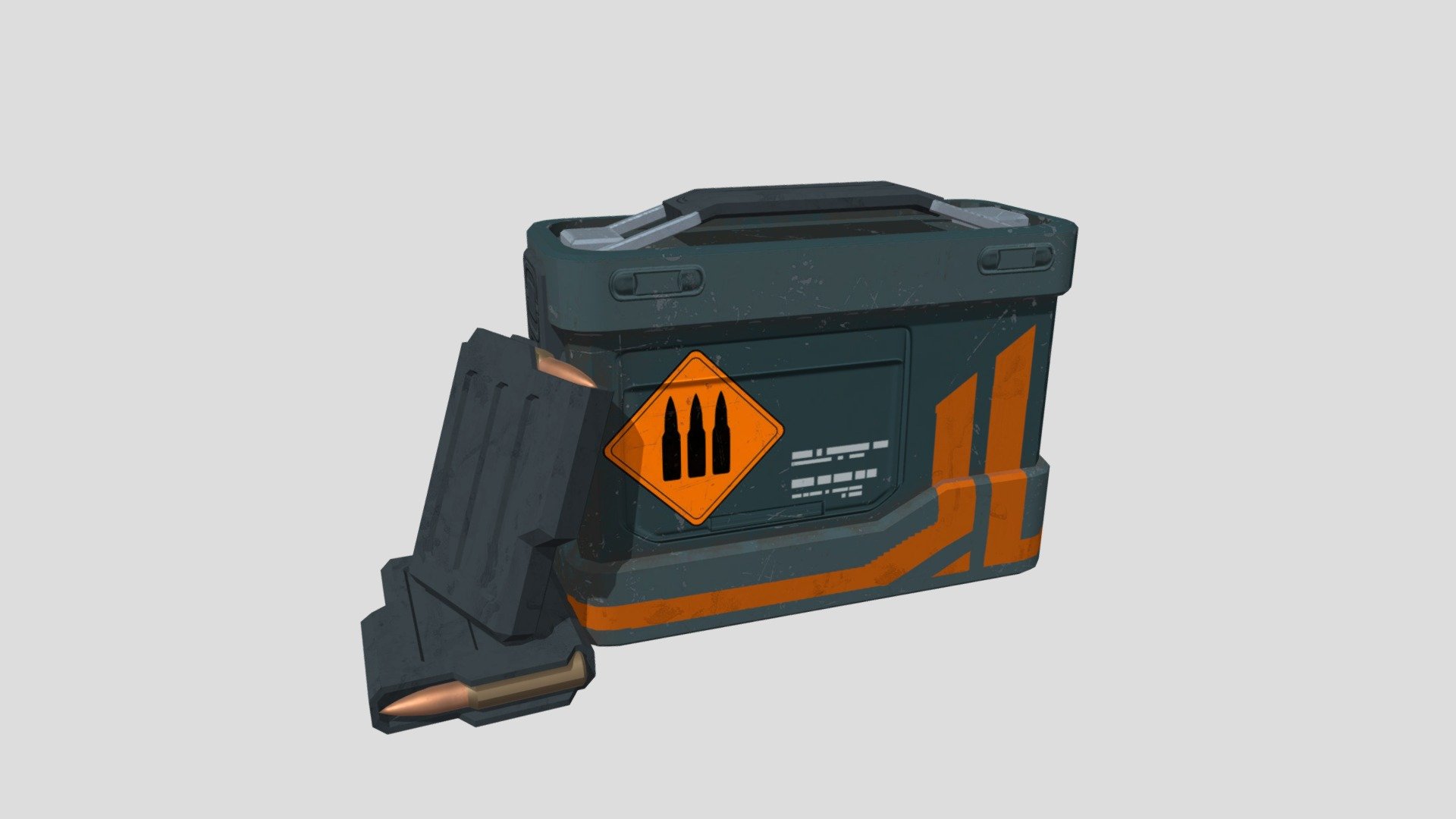 semi futuristic Ammo Box - 3D model by stinnaonthegimma [155316e ...