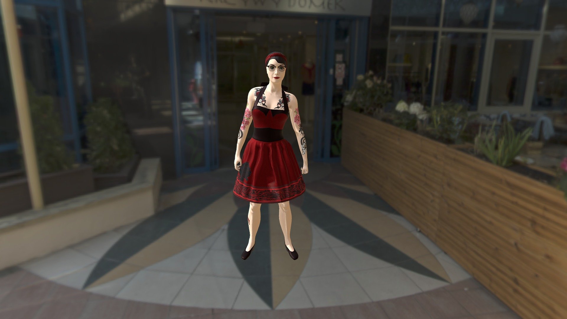 Rae Higgins Standing Idle - 3D model by MadCat [15538dd] - Sketchfab