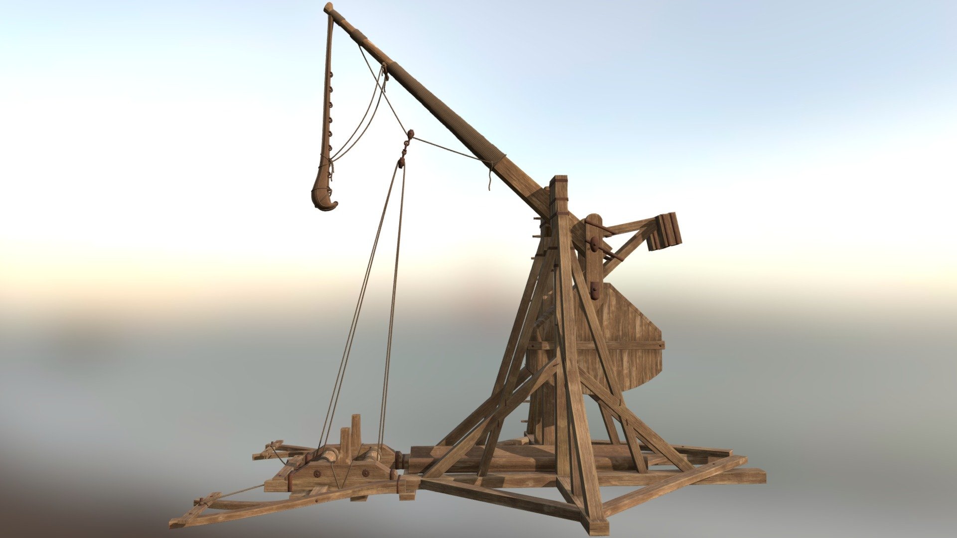 Trébuchet - 3D model by Lucrèce Ecard (@lucreceecard) [155593c] - Sketchfab