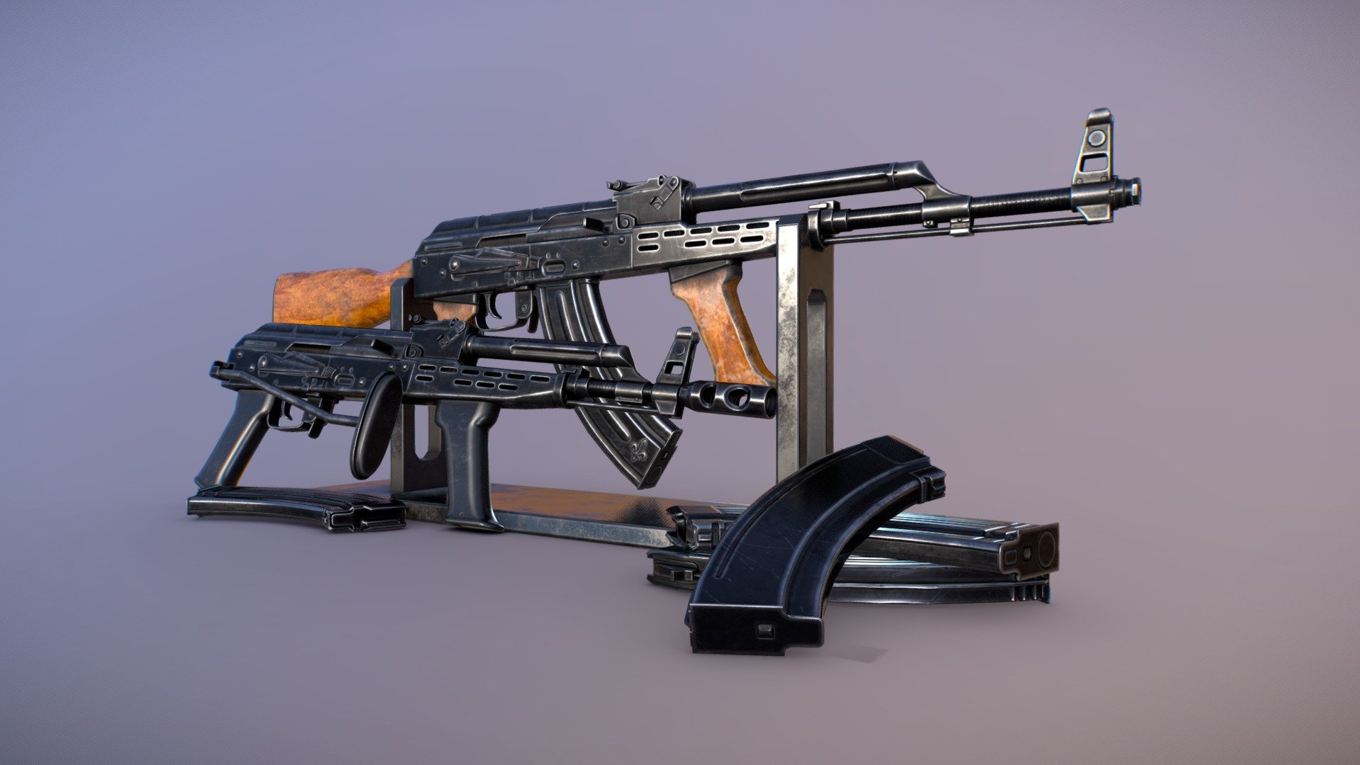 Hungarian AKs (AKM-63, AMD-65) - 3D model by Aperture Aerospace ...