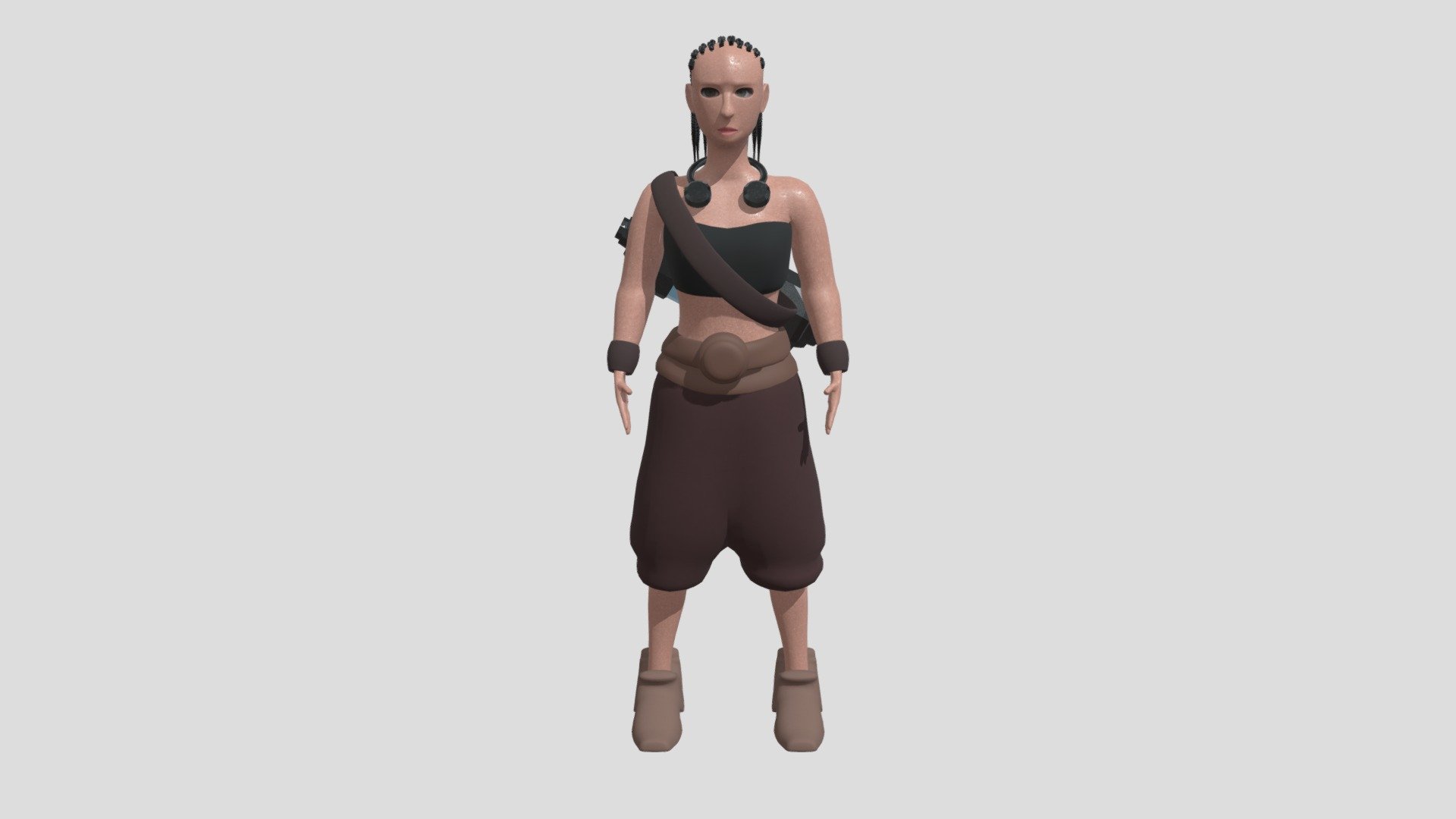 3CC_CharacterTextured - 3D model by s10227262 [1557d89] - Sketchfab