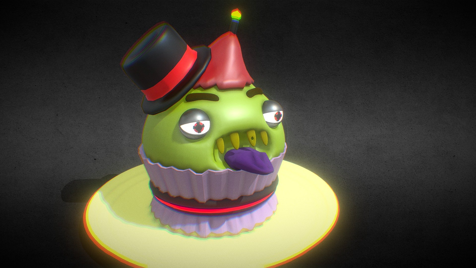 Cupcake Based In FNAF - Download Free 3D model by JackSpector_Ink ...