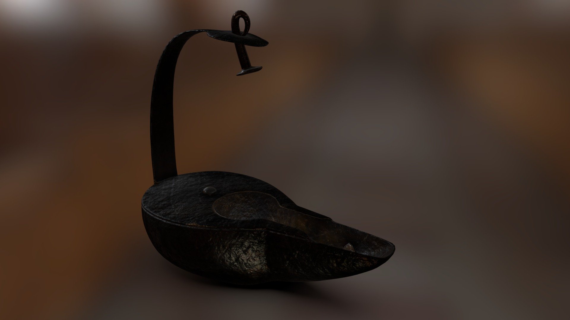 Hidden Town in 3D - 1 Wick Lamp - Download Free 3D model by JBrownAnim ...