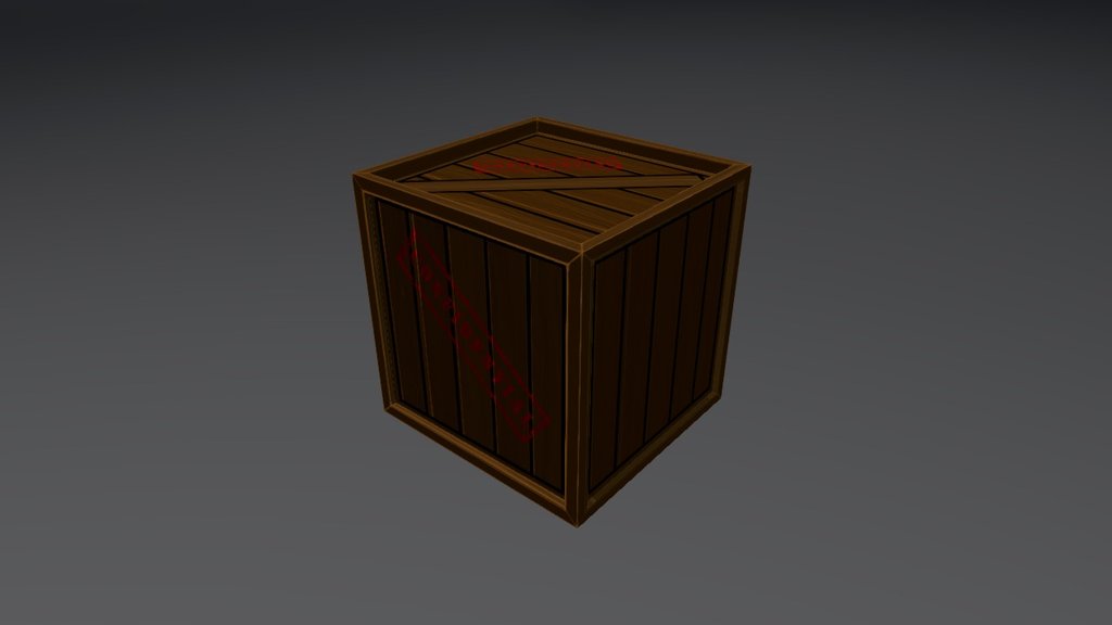 Box/Crate - Game Asset - 3D model by Brandon Williams ...