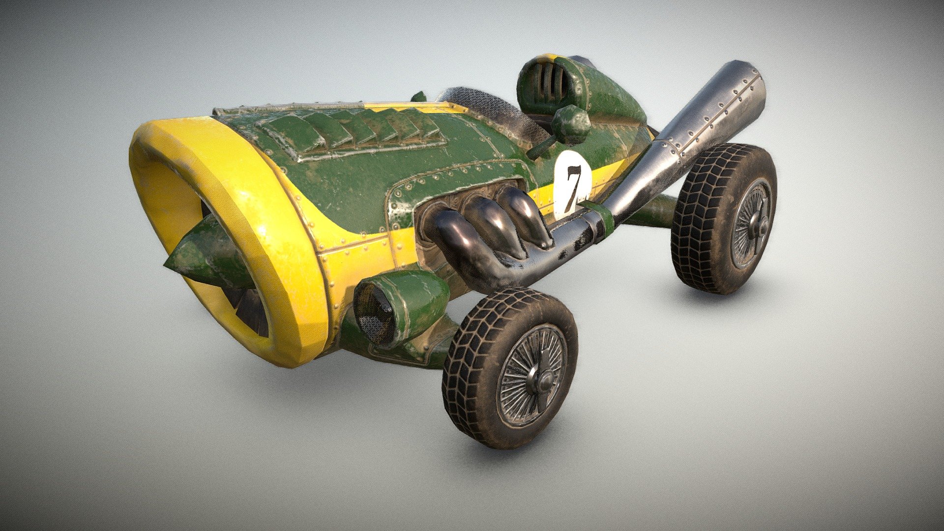 Race Car B - 3D model by Fernando Calamari (@fernandocalamari) [155c654 ...