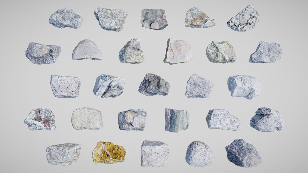 Rocks - A 3D model collection by George Jakeli (@3djako) - Sketchfab
