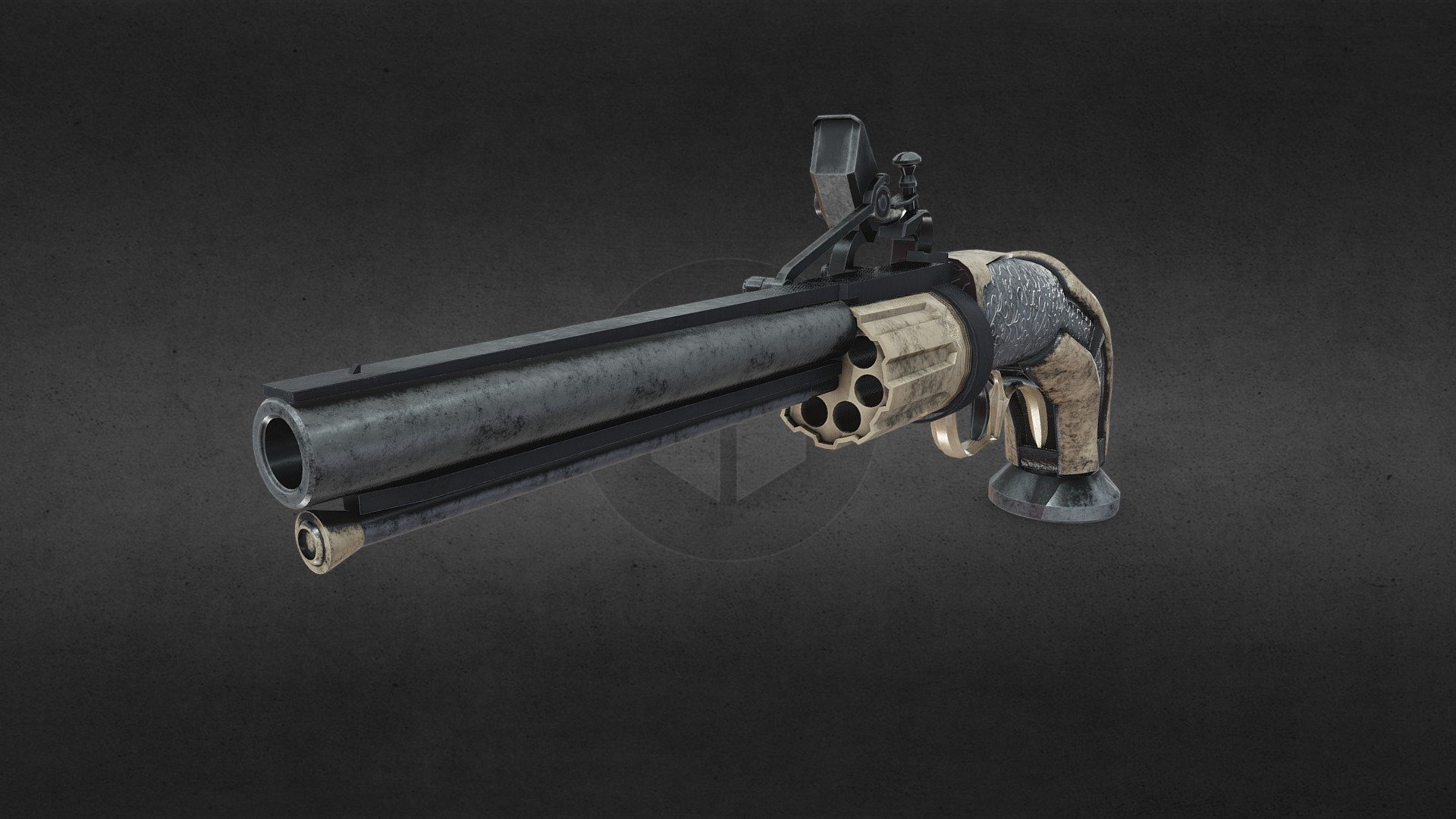 Flint Revolver - Download Free 3D model by Uğur Yakışık (@UgurYksk ...