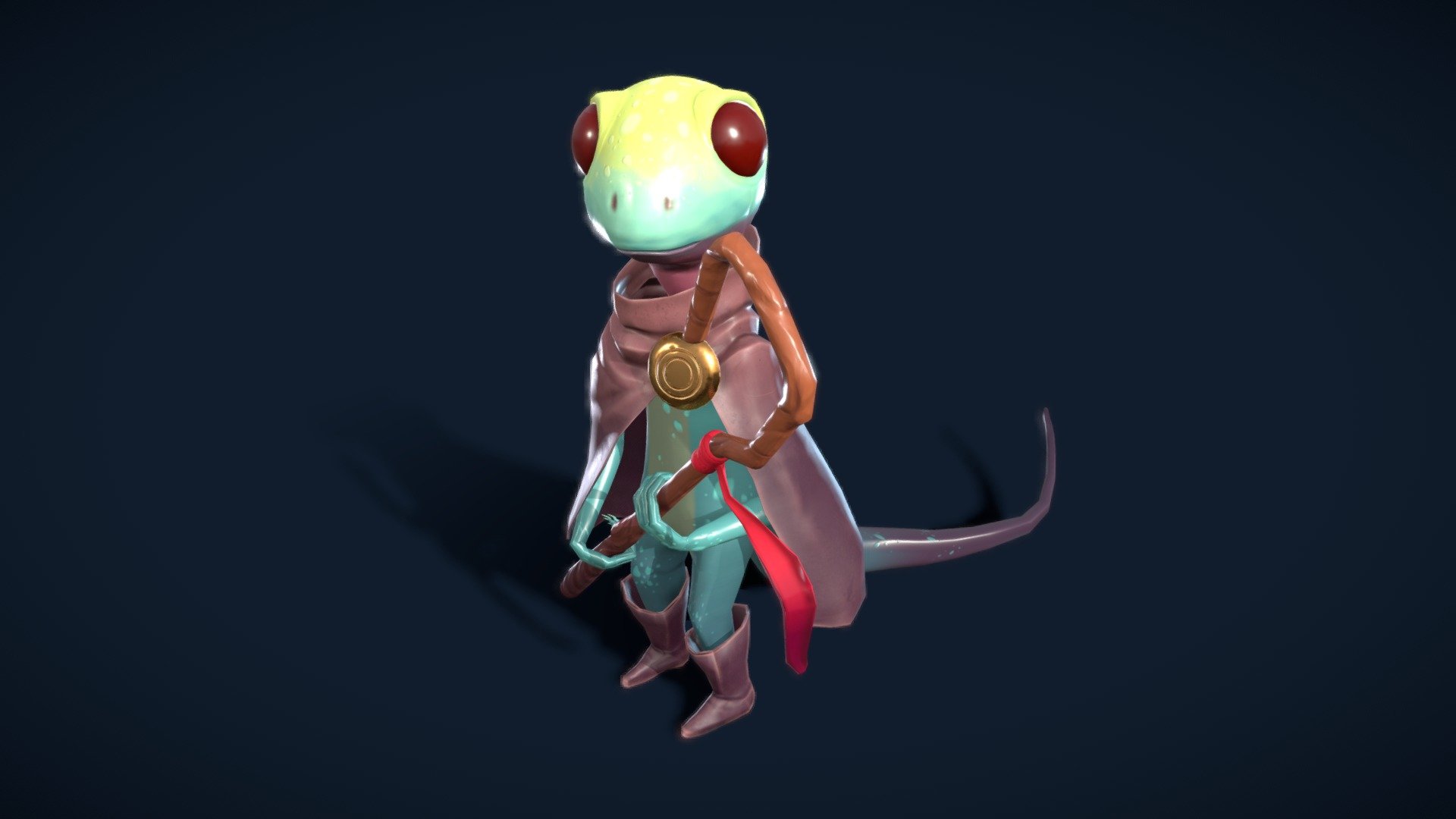Geko Mage - 3D model by Fiodor.Grzela-Gladkow [1560fc0] - Sketchfab