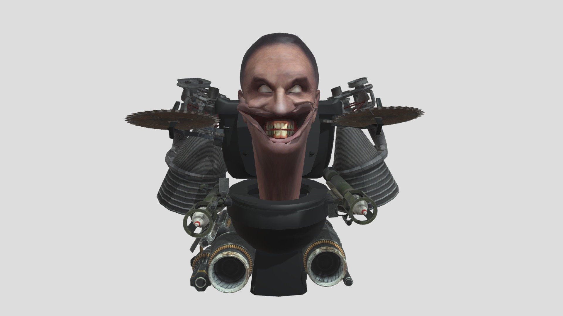Upgraded Male_08 Skibidi Toliet - Download Free 3D model by ...