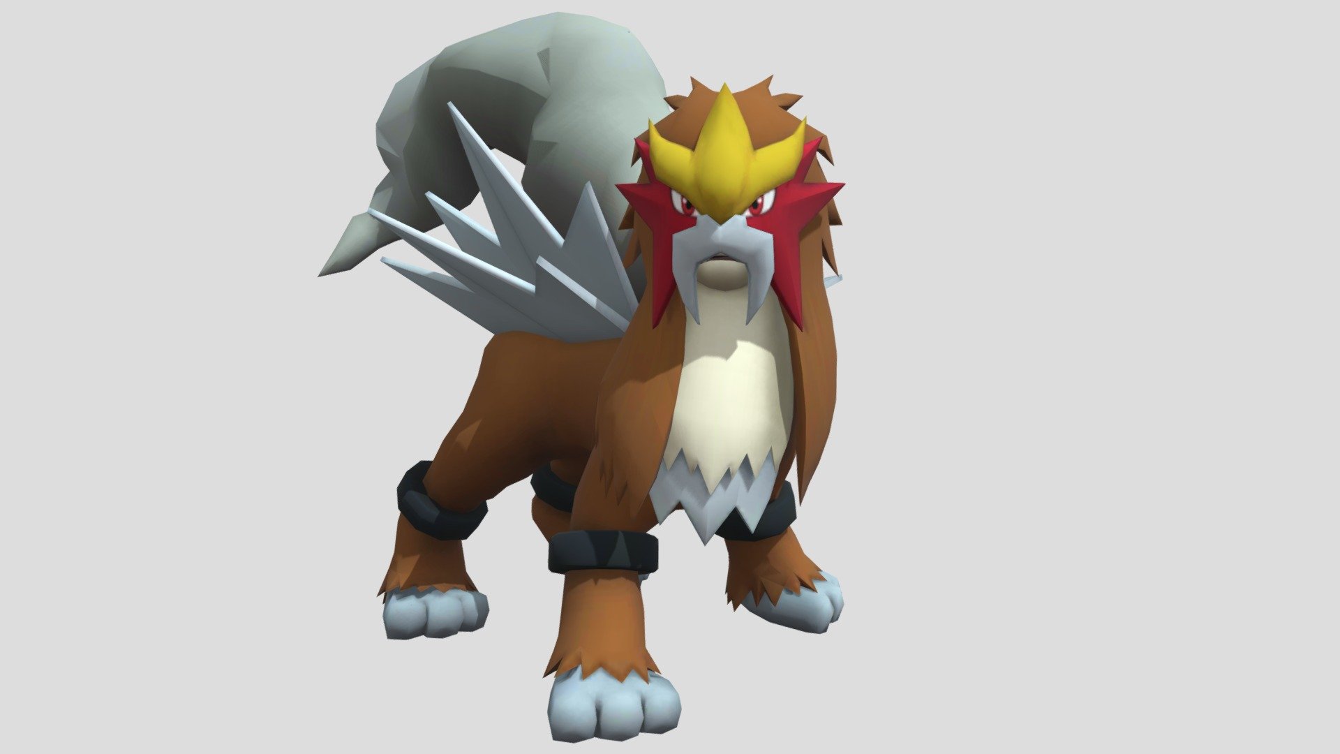 Entei - Download Free 3D model by DrewsDigitalDesigns [15621fb] - Sketchfab