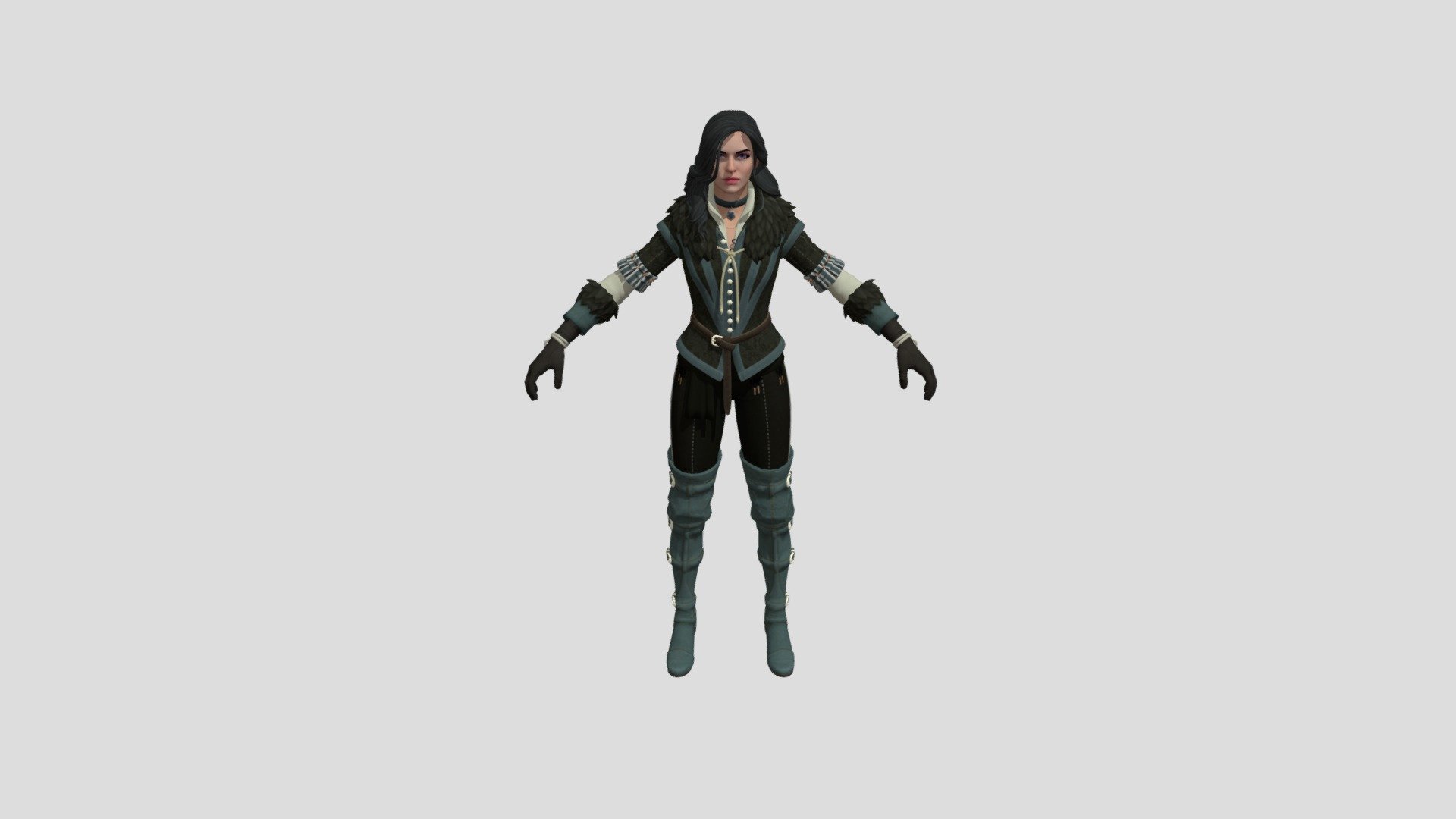 Yennefer of Vengerberg - Download Free 3D model by Cradle of the Cube ...