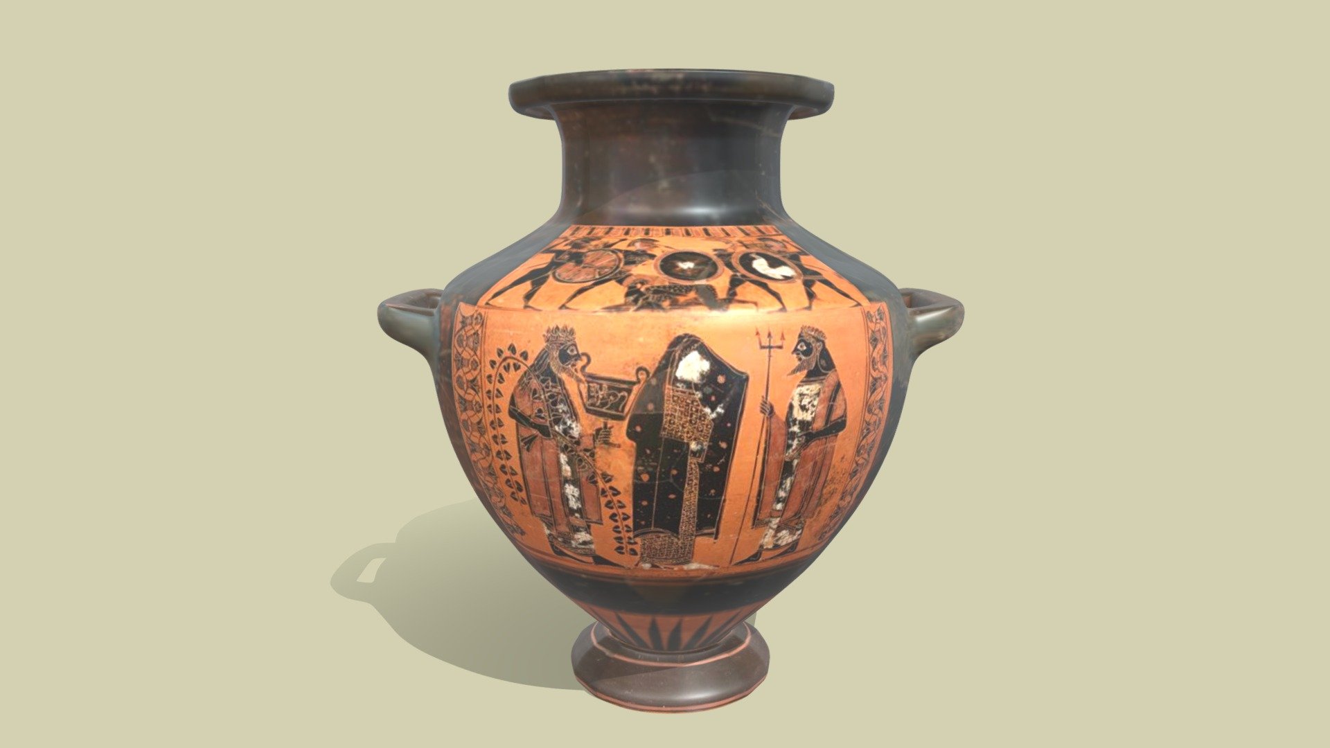 Hidria - Hydria - ὑδρία - Download Free 3D model by Ergane: Arqueologia ...