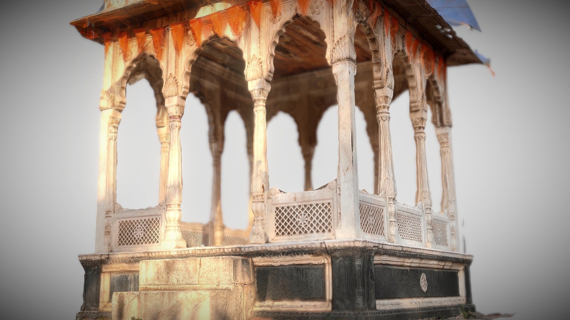 Marble Platform at Rukhmini Temple Complex T1 - 3D model by devendra ...