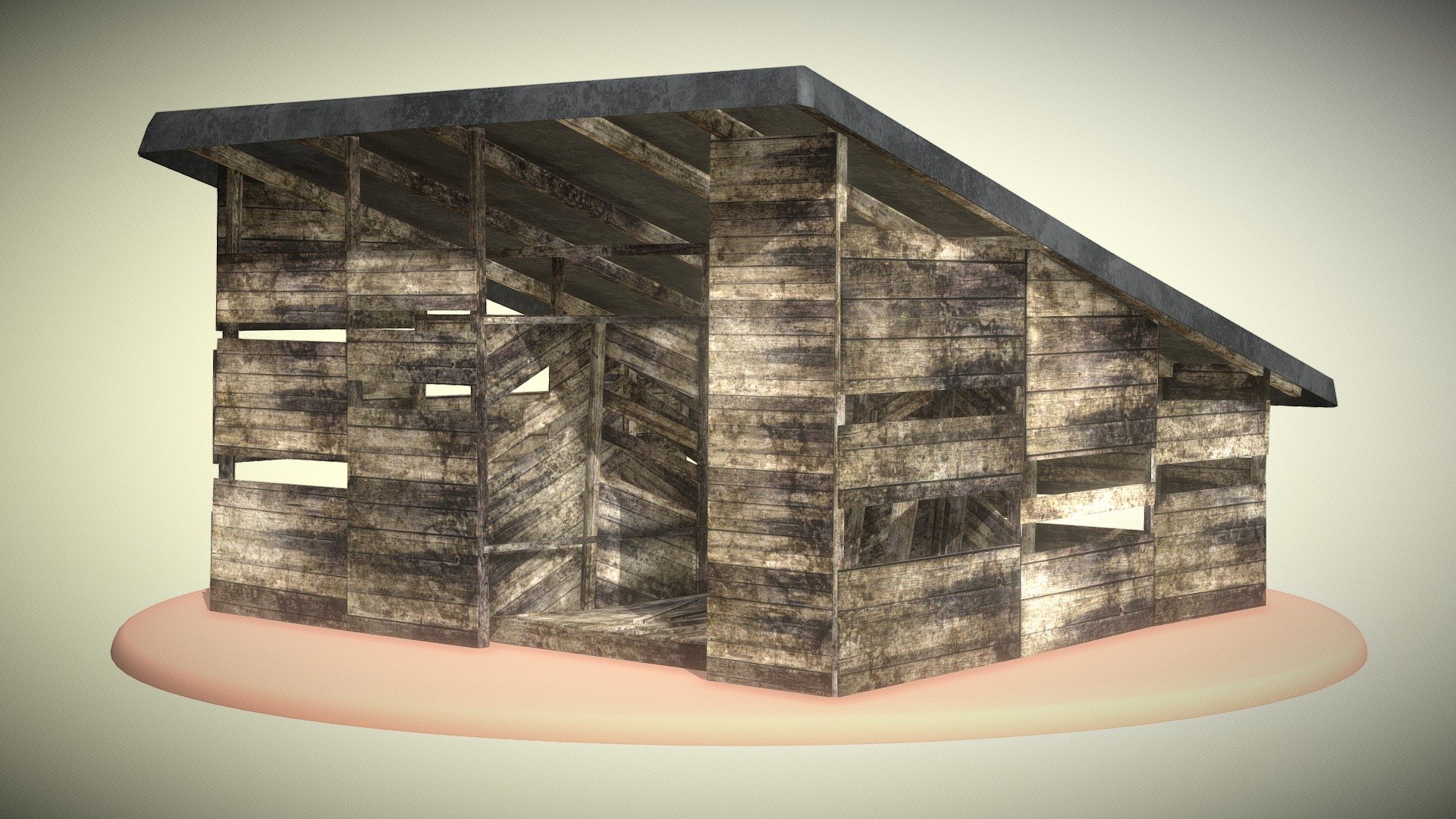 Barn - Download Free 3D model by takoyto [1564f55] - Sketchfab