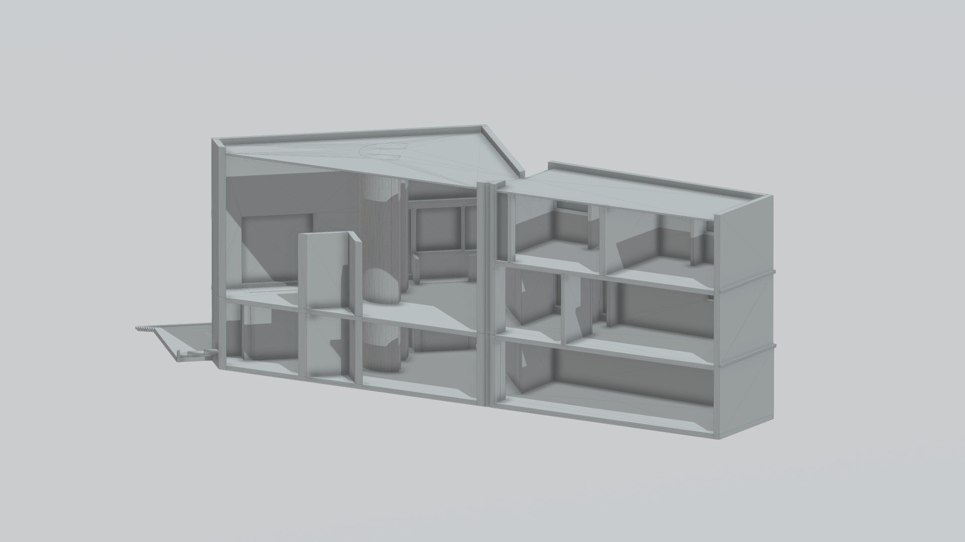 Fisher House AI KL - 3D model by KLAIfish [156a028] - Sketchfab