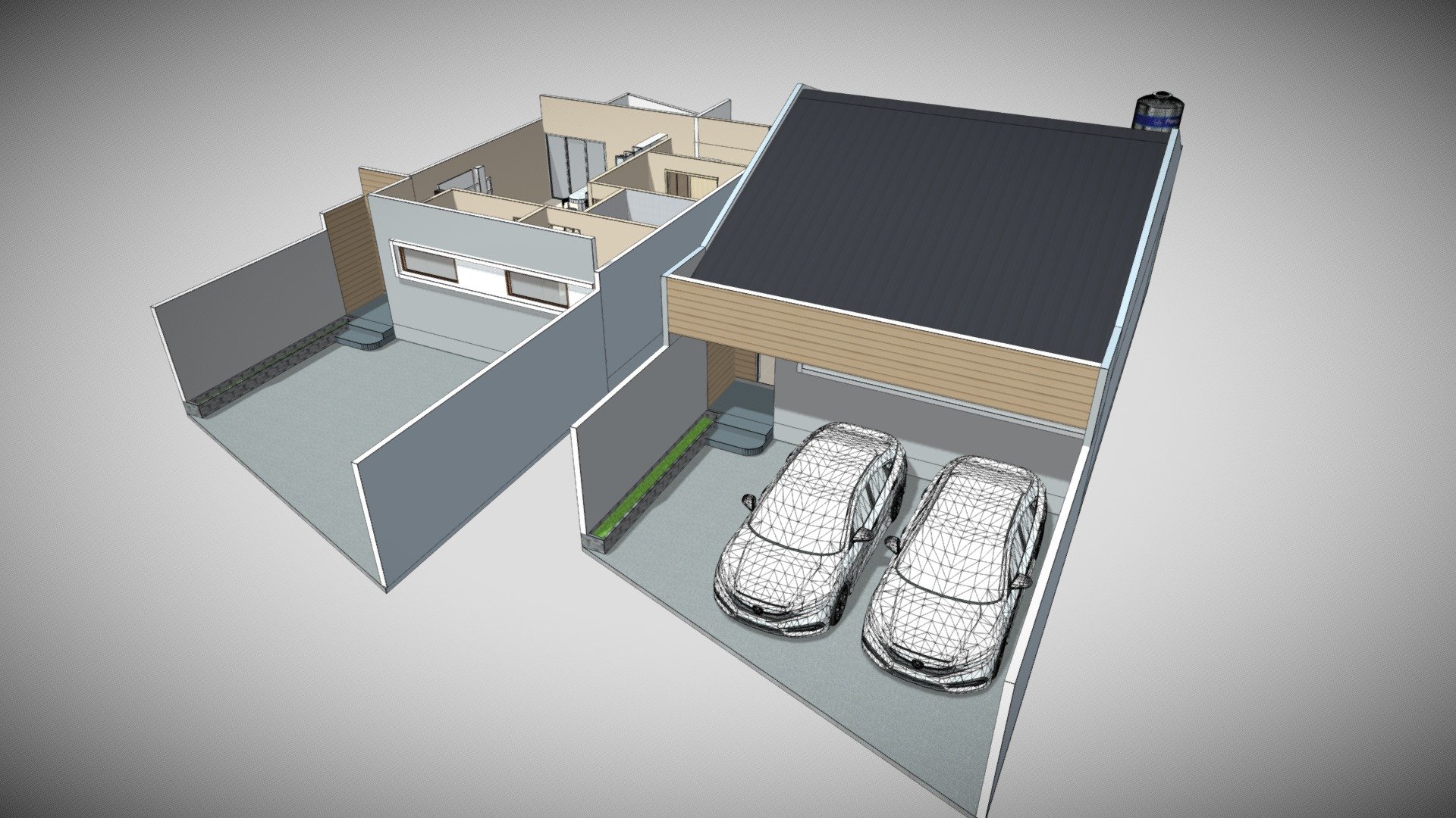 Residential Design Type 80 - @rbln.idn - 3D model by PT Rekayasa Bumi ...