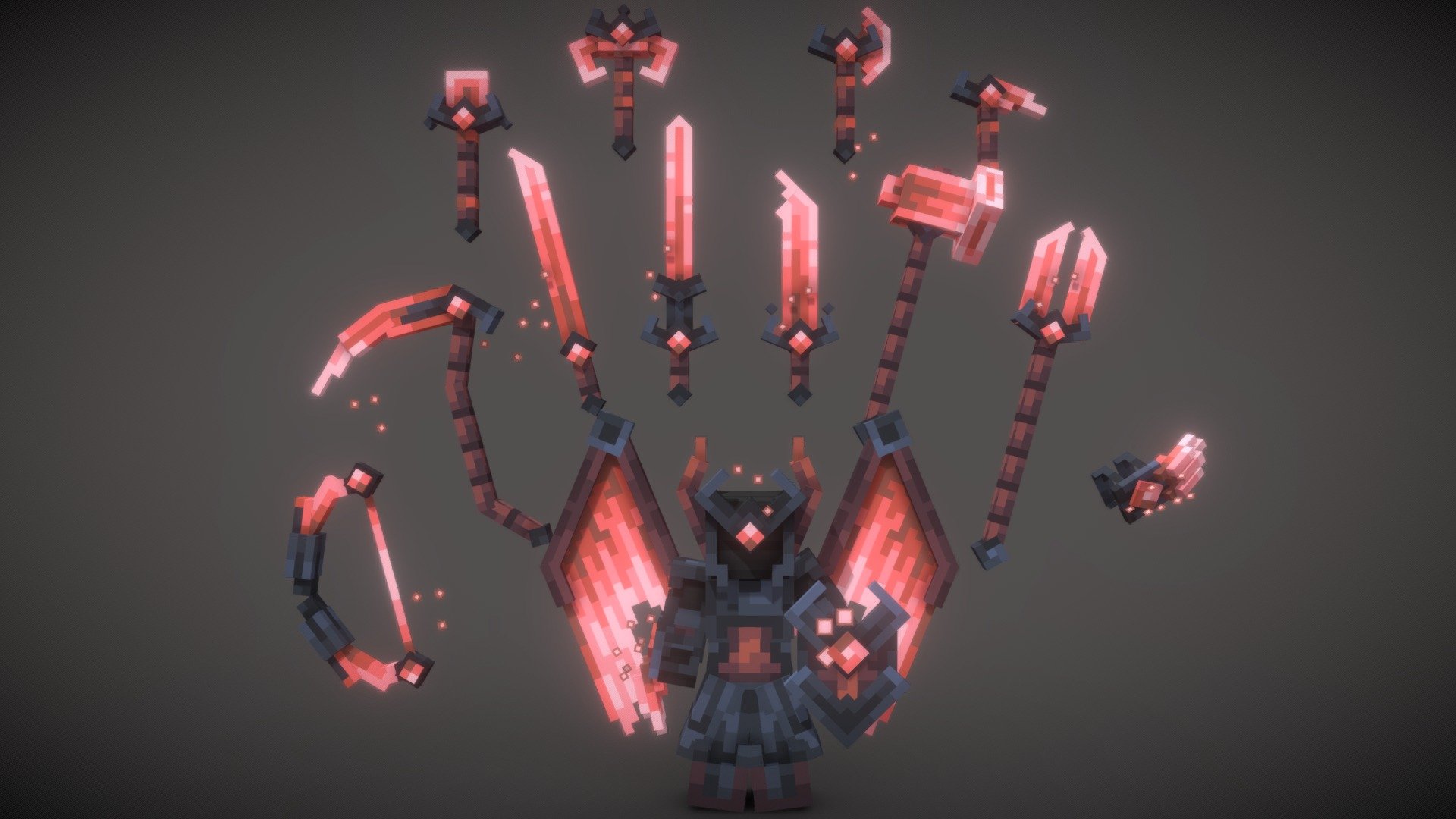 Heart Flame– Animated Weapons & Gear Pack - 3D model by Hydra Team ...