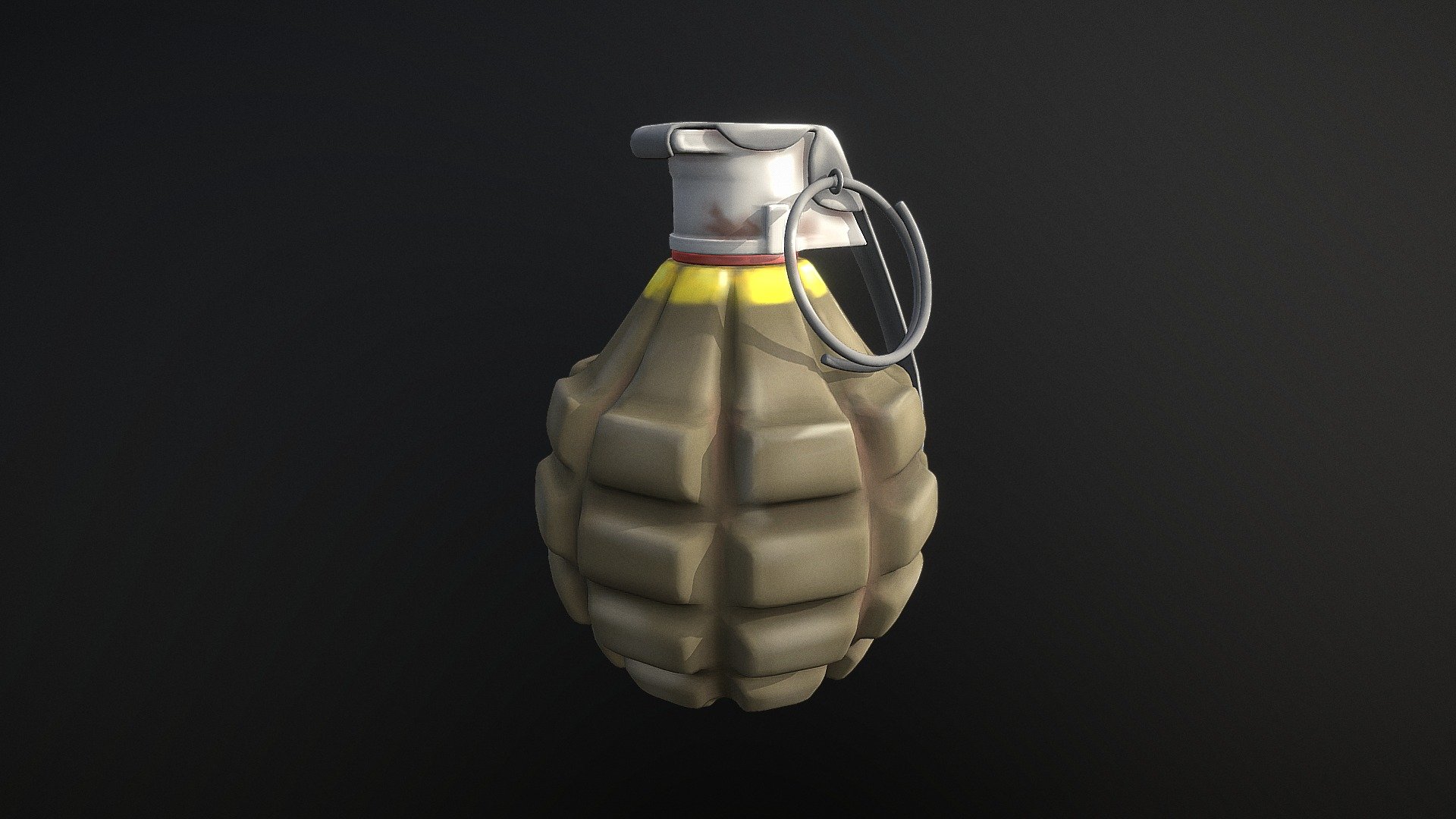 MK2_grenade - 3D model by Wichper [156b3e9] - Sketchfab