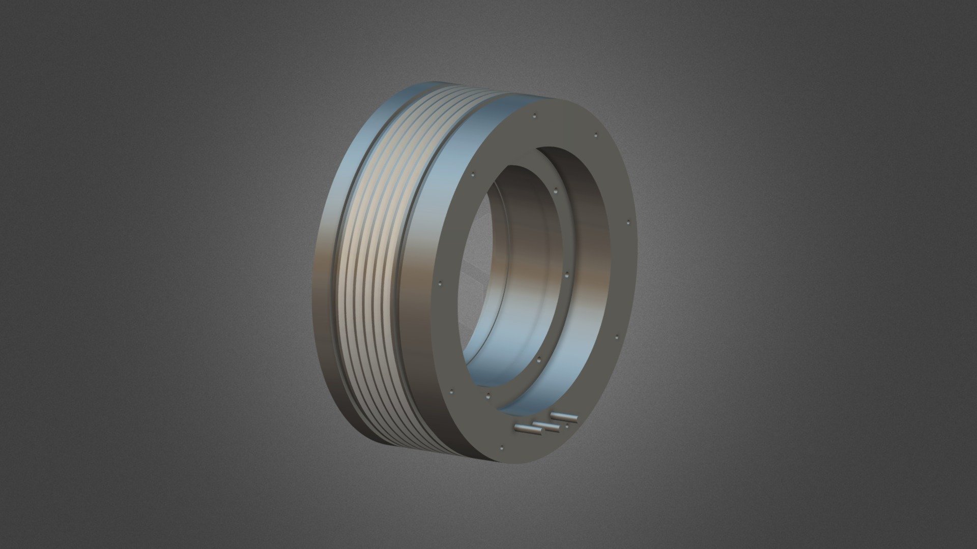 Direct Drive High Torque Motor (Frameless) 225 - 3D model by Phase ...