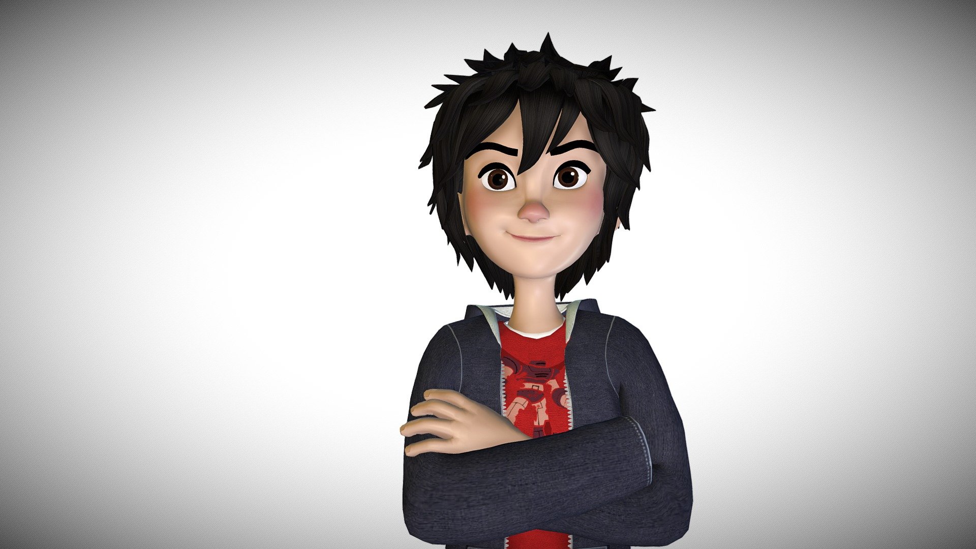 Hiro hamada - 3D model by annupanthaky [156b793] - Sketchfab