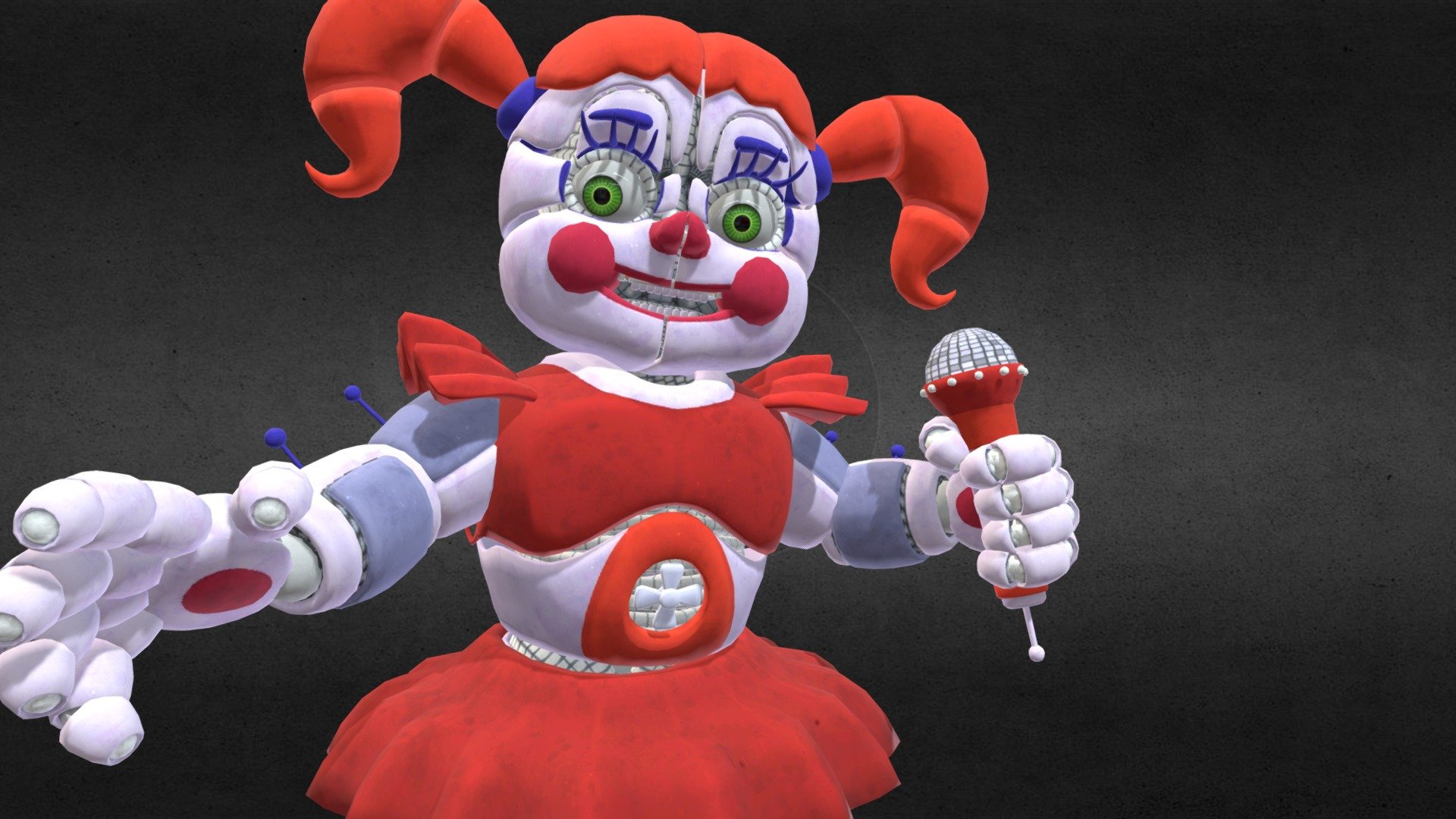 Circus Baby - FNAF - Sister Location - Download Free 3D model by ...