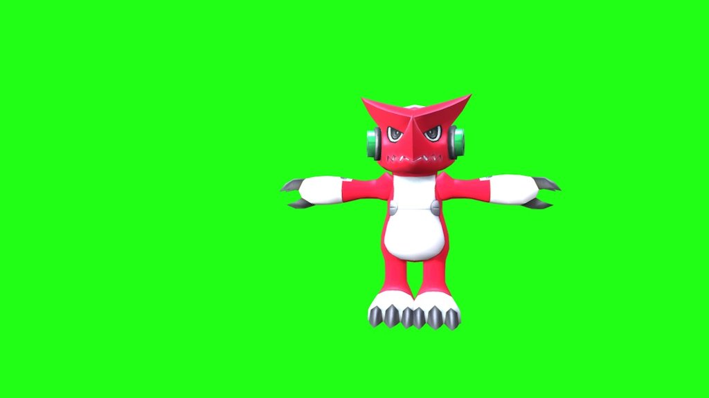 Digimon Fusion Fighters - Shoutmon - Download Free 3D model by ...