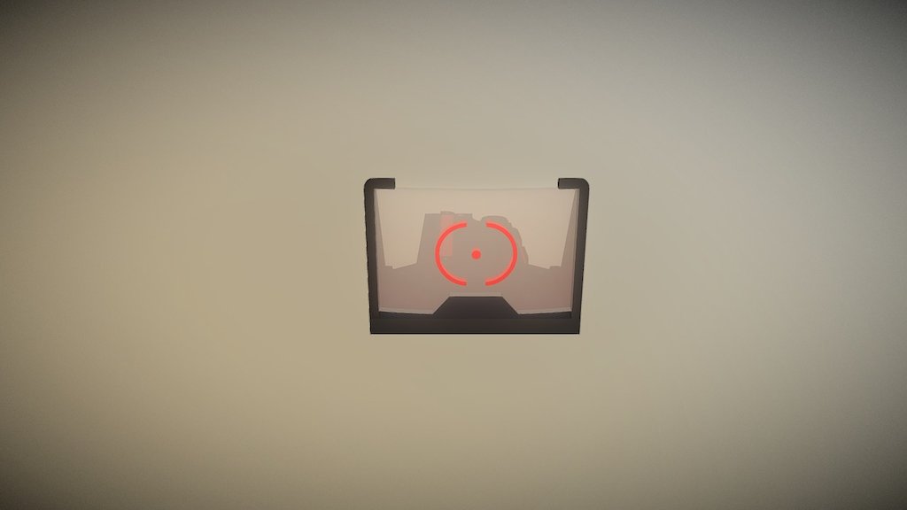 Red Dot Sight Custom (Med Quality) - 3D model by Yuzanc [156e463 ...