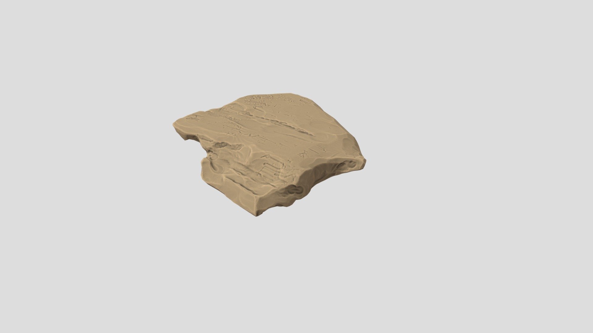 Weekly 3 Flat Rock - Download Free 3D model by Fruitgeoff [156e6df ...