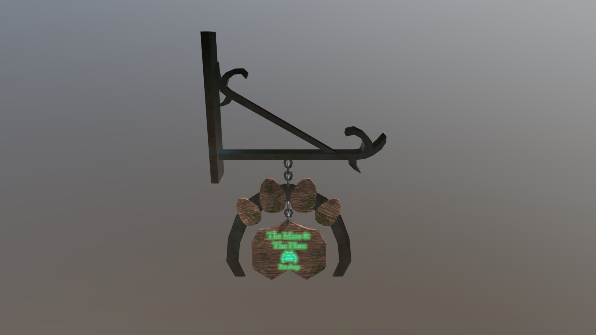 Shop Sign Asset - 3D model by Dufty (@bethdufty) [156e7e0] - Sketchfab