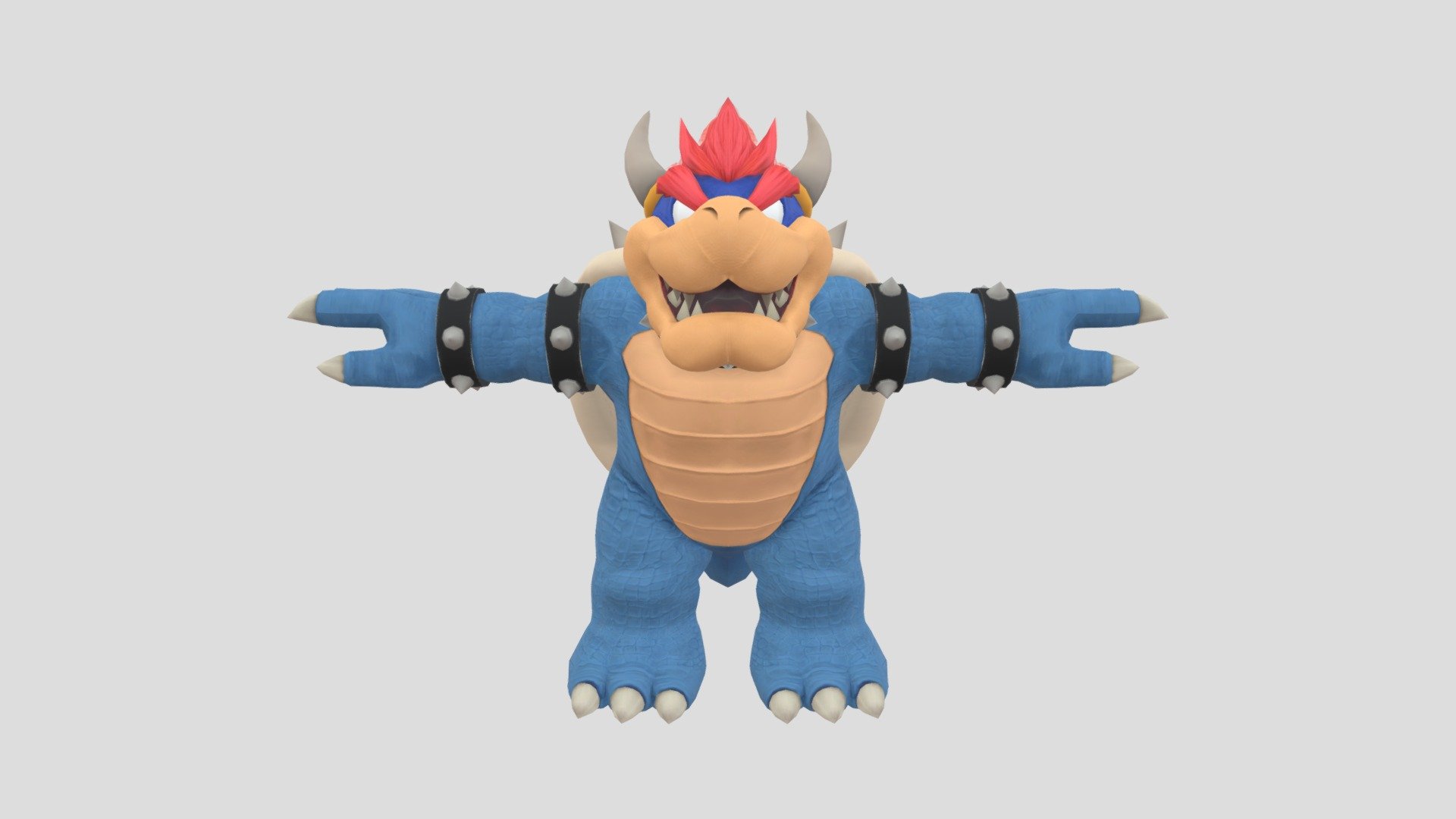 Bowser (Color 8) (SSB4) - Download Free 3D model by Austin Zimmermann ...