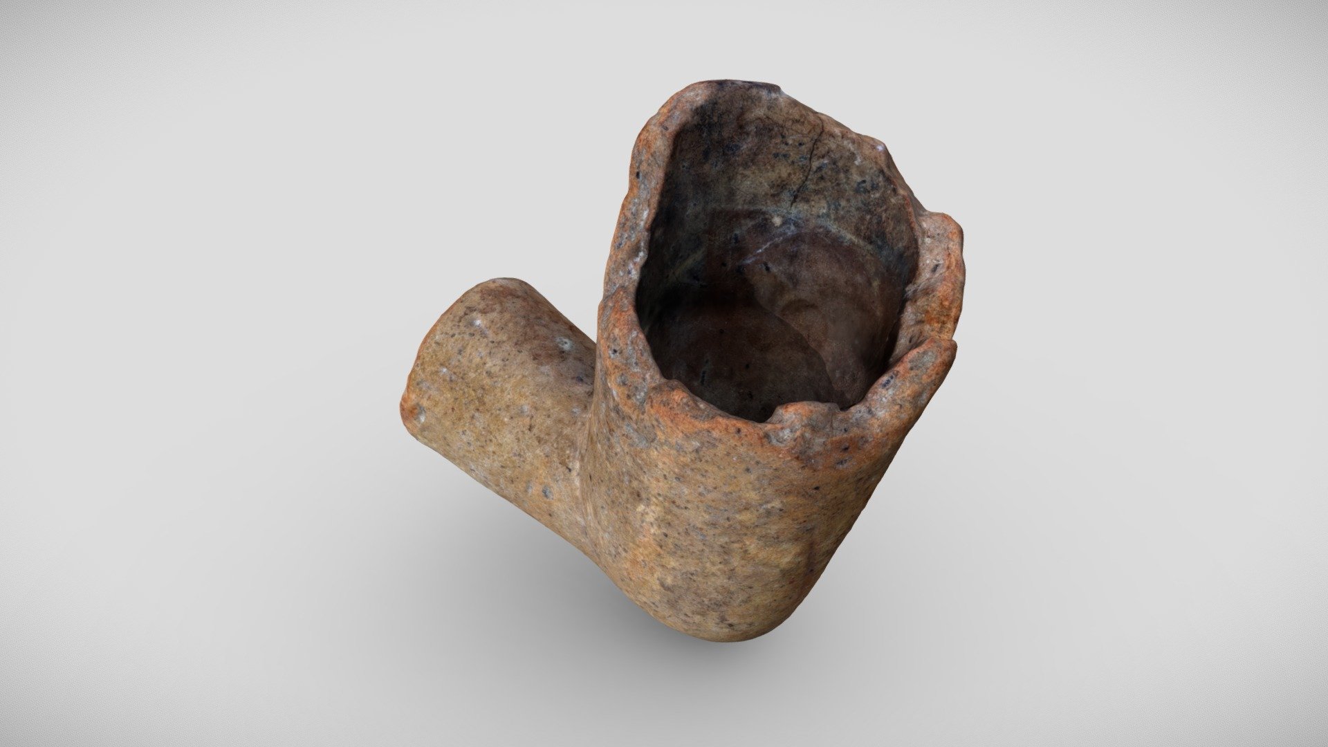 Colonoware Pipe - Download Free 3D model by SCDNR-HTP [156fce2] - Sketchfab