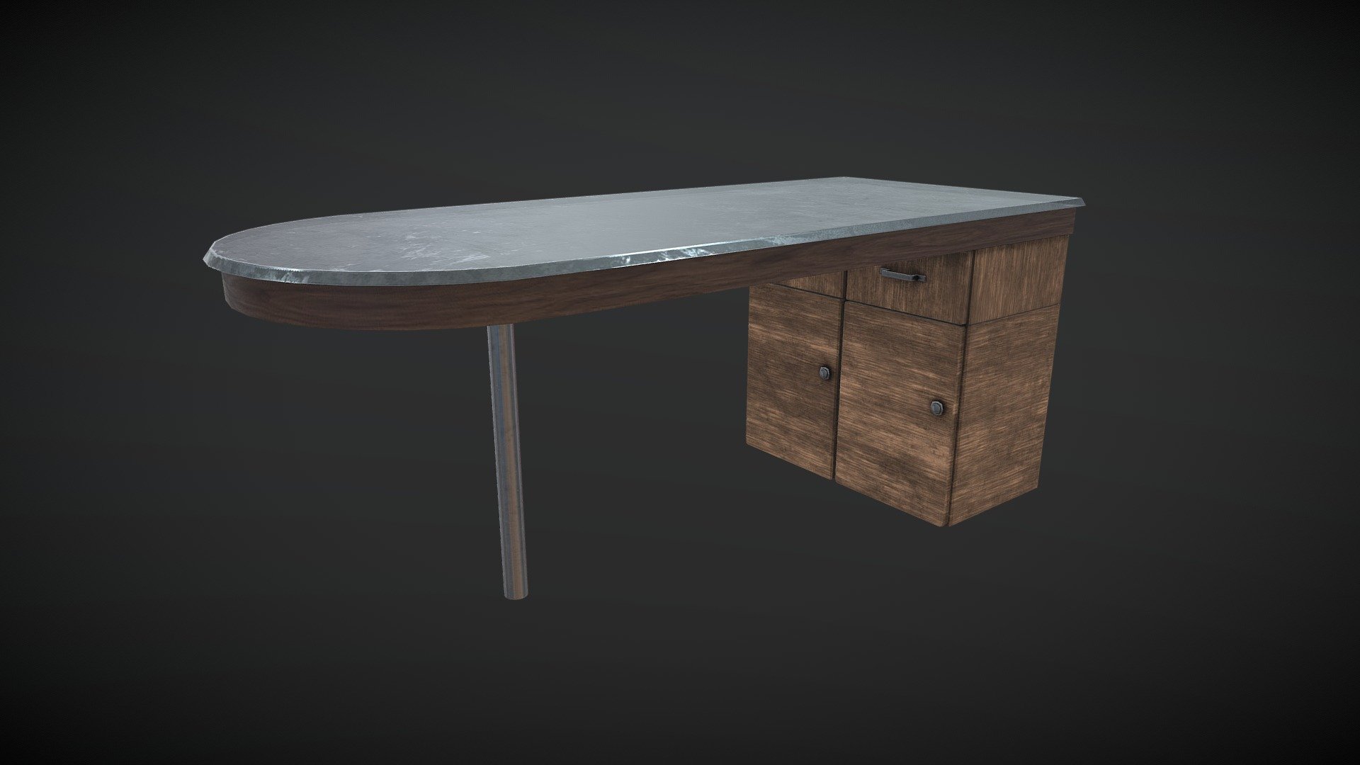 WorkDesk - Download Free 3D model by Vijaysarathi (@vjprojects2020 ...