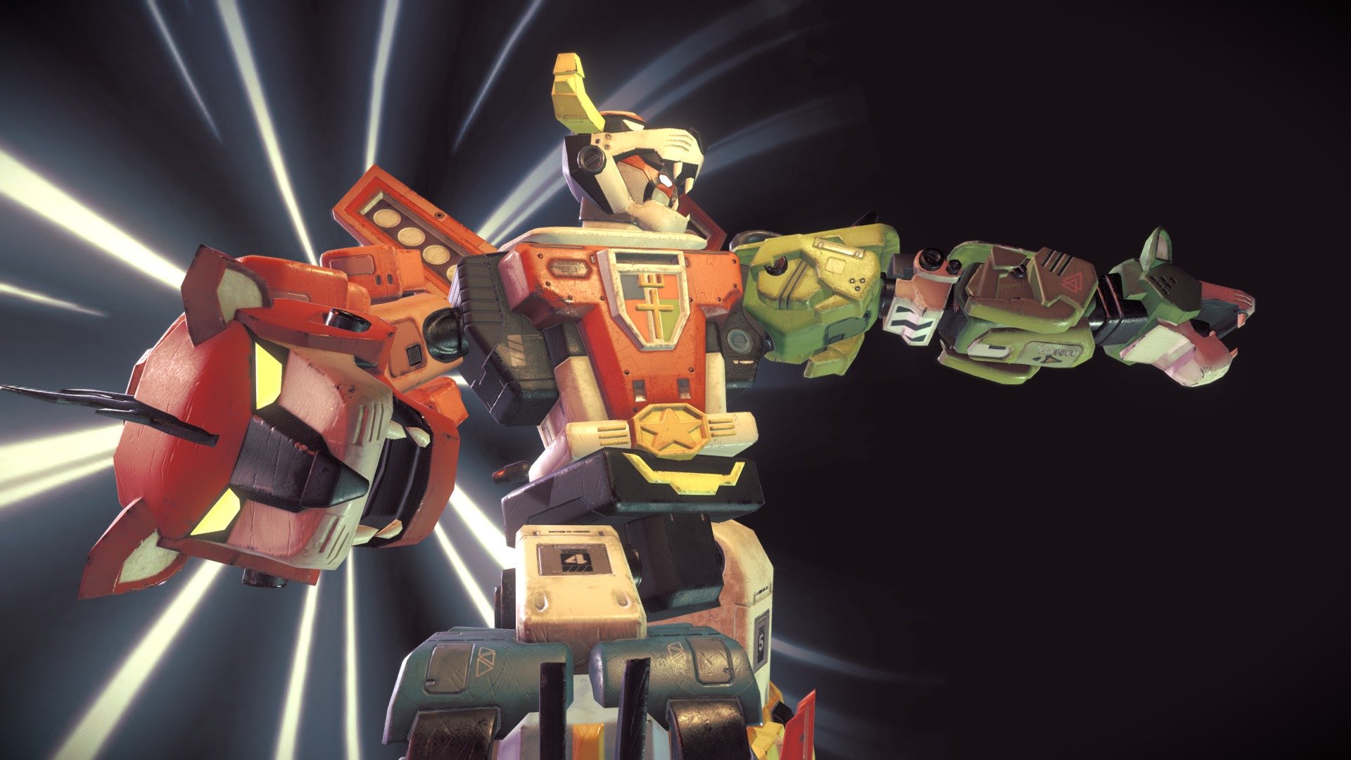 Voltron - 3D model by sandwichsoul [1570d1c] - Sketchfab