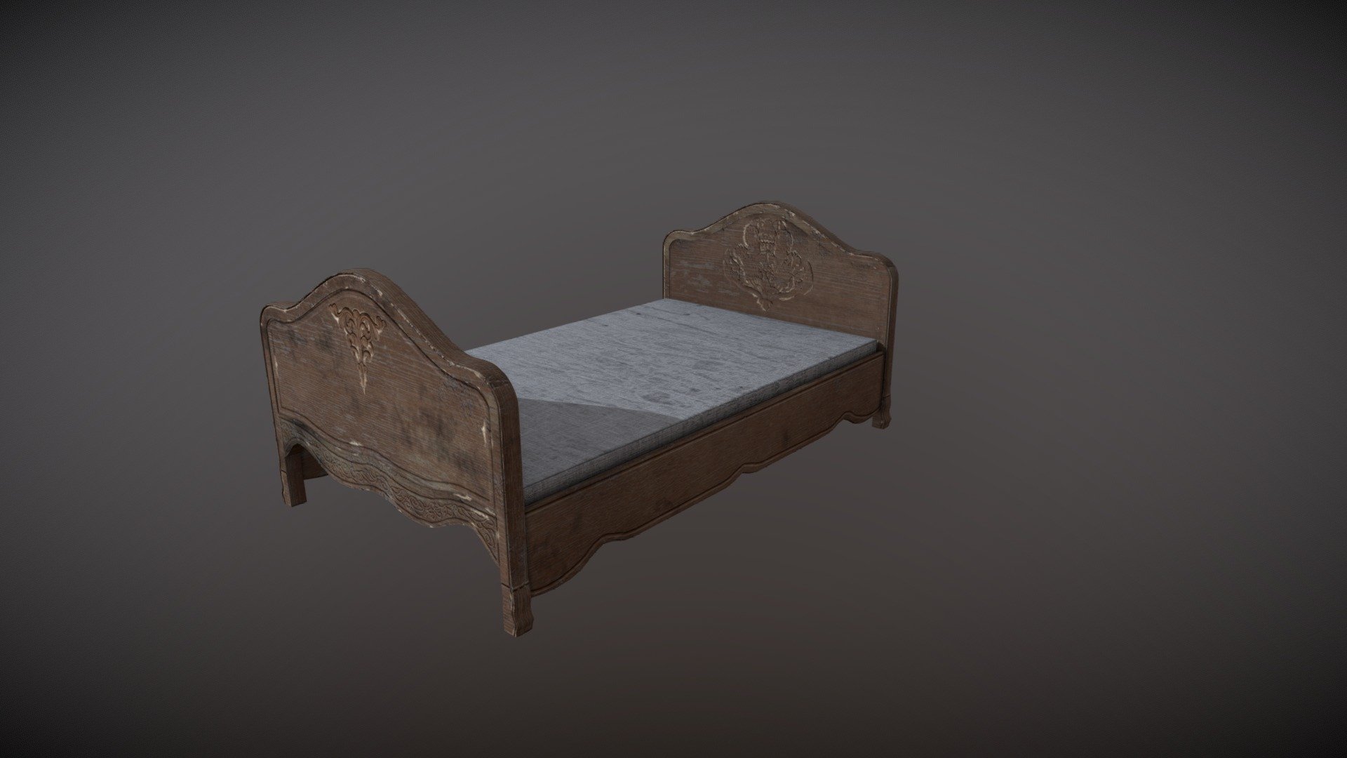 Old Bed - Buy Royalty Free 3D model by FordVFX [157140f] - Sketchfab Store