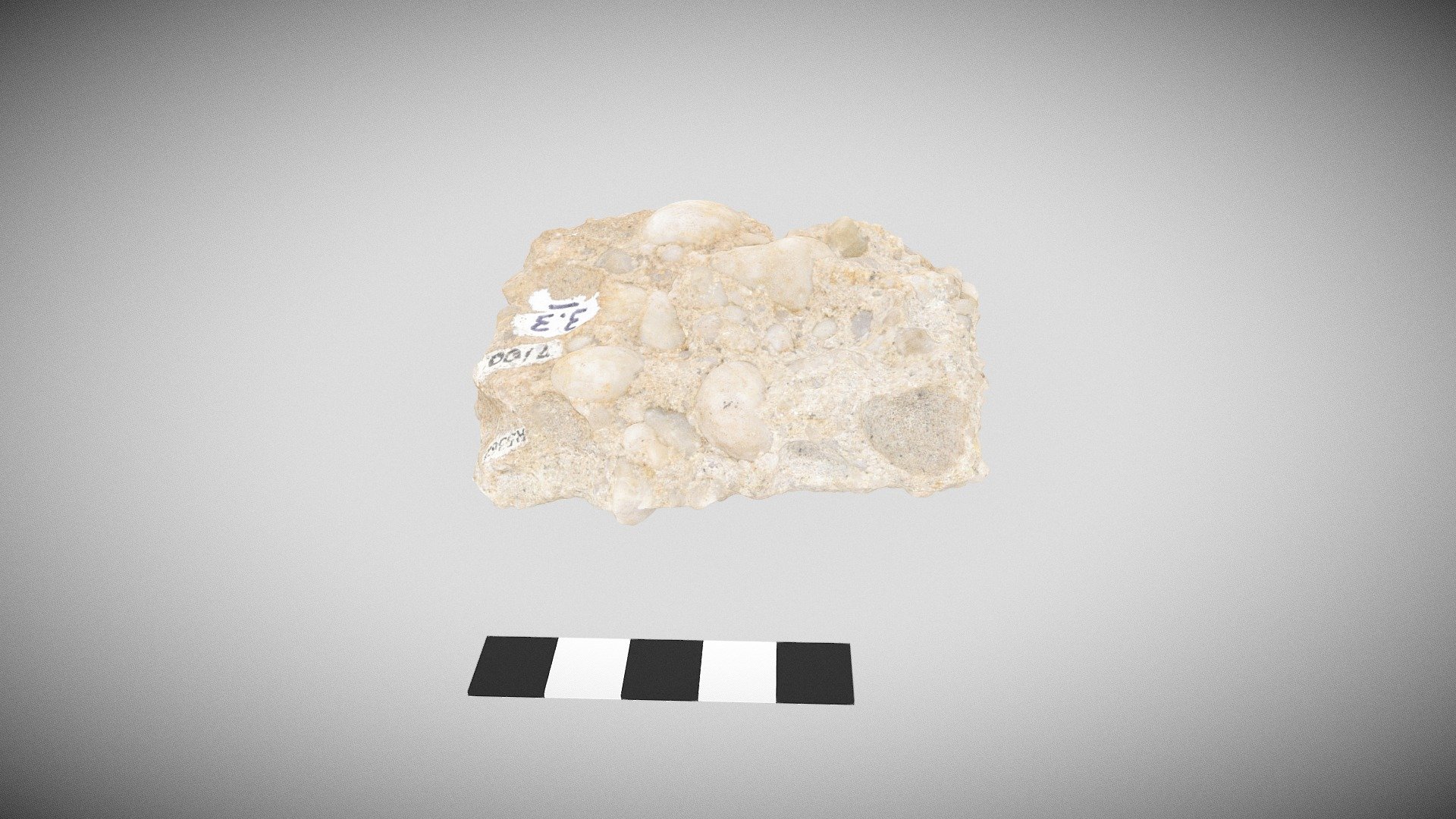 quartzose paraconglomerate - Download Free 3D model by UQ School of ...