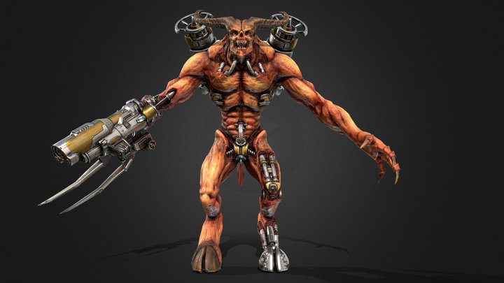 Cyberdemon 3D models - Sketchfab