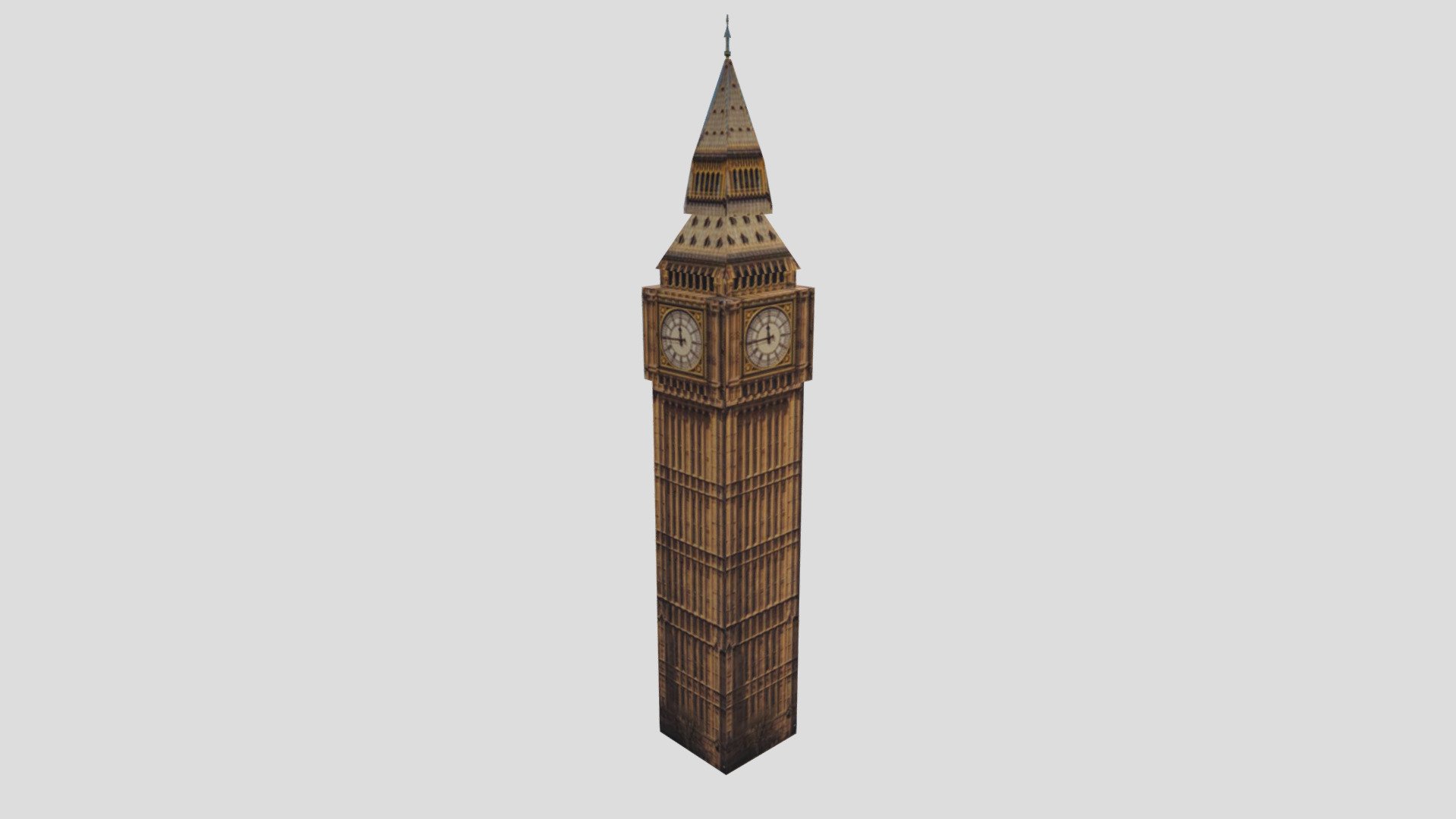 Low Poly Big Ben Clocktower - Download Free 3D model by isrichards6 ...