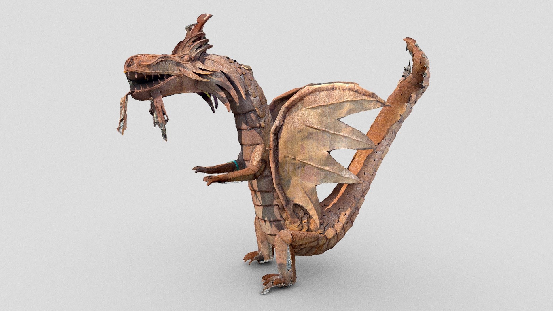 Day 259: Metal dragon - 1scanaday - Download Free 3D model by Emm ...