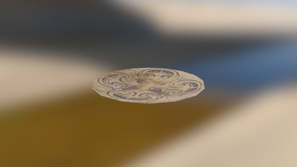 Low Poly Plate - 3D model by hannahbrowndmuga [157a4ae] - Sketchfab