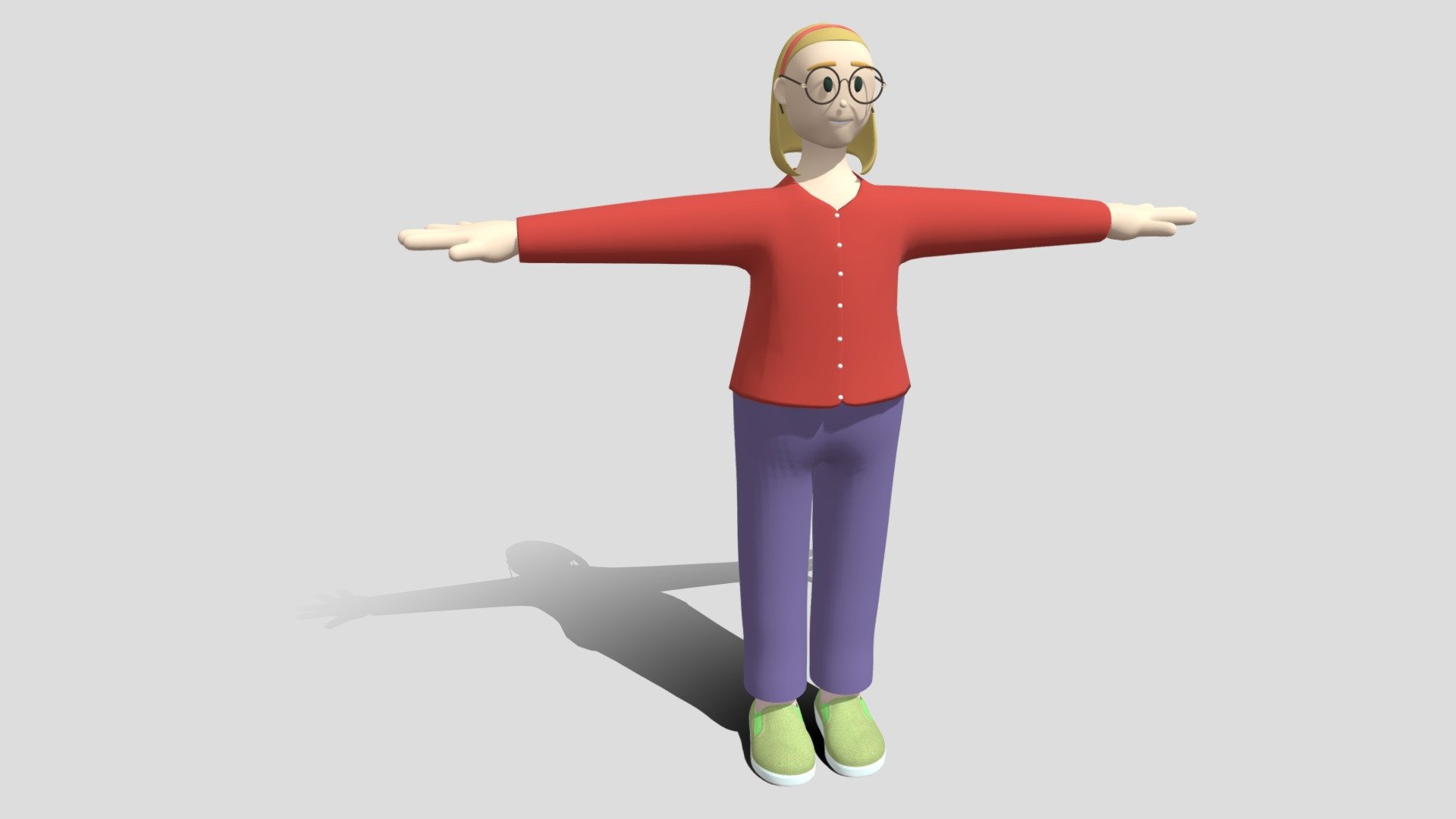 Female Standing Pose 6 - 3D model by HeRoy [157ad6e] - Sketchfab