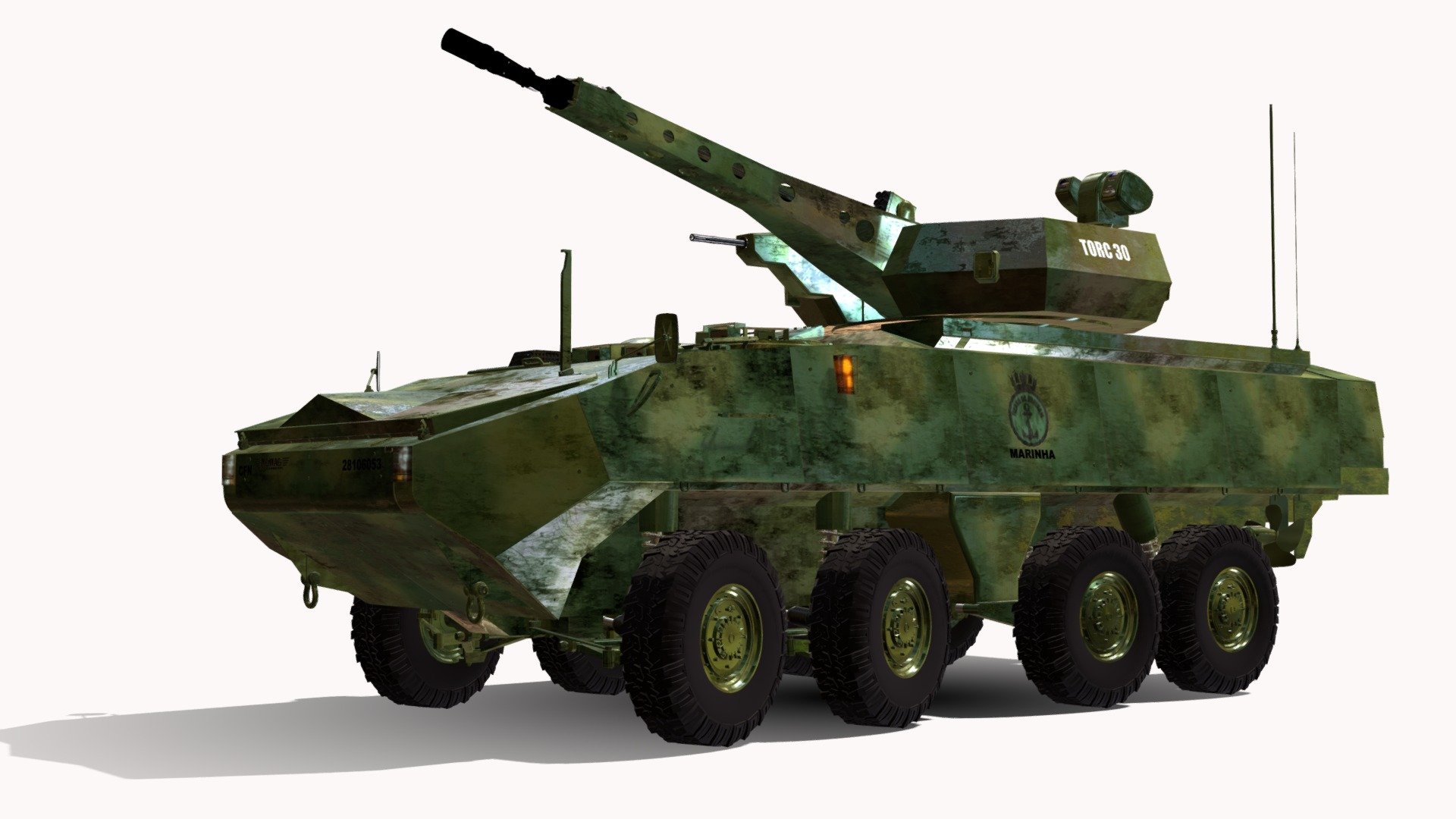 MOWAG Piranha IIIC 6x6 br torc 30 - 3D model by LM3D (@lm9241221 ...