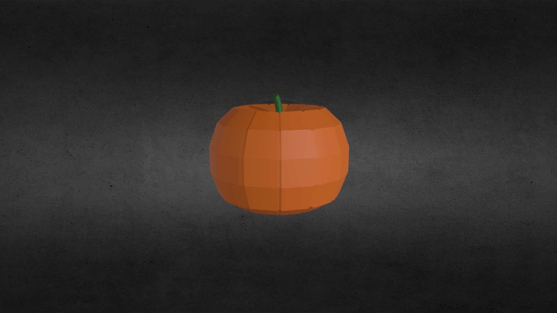Low-Poly Pumpkin (Spooky Model Series, 4/6) - 3D model by cj_creates ...
