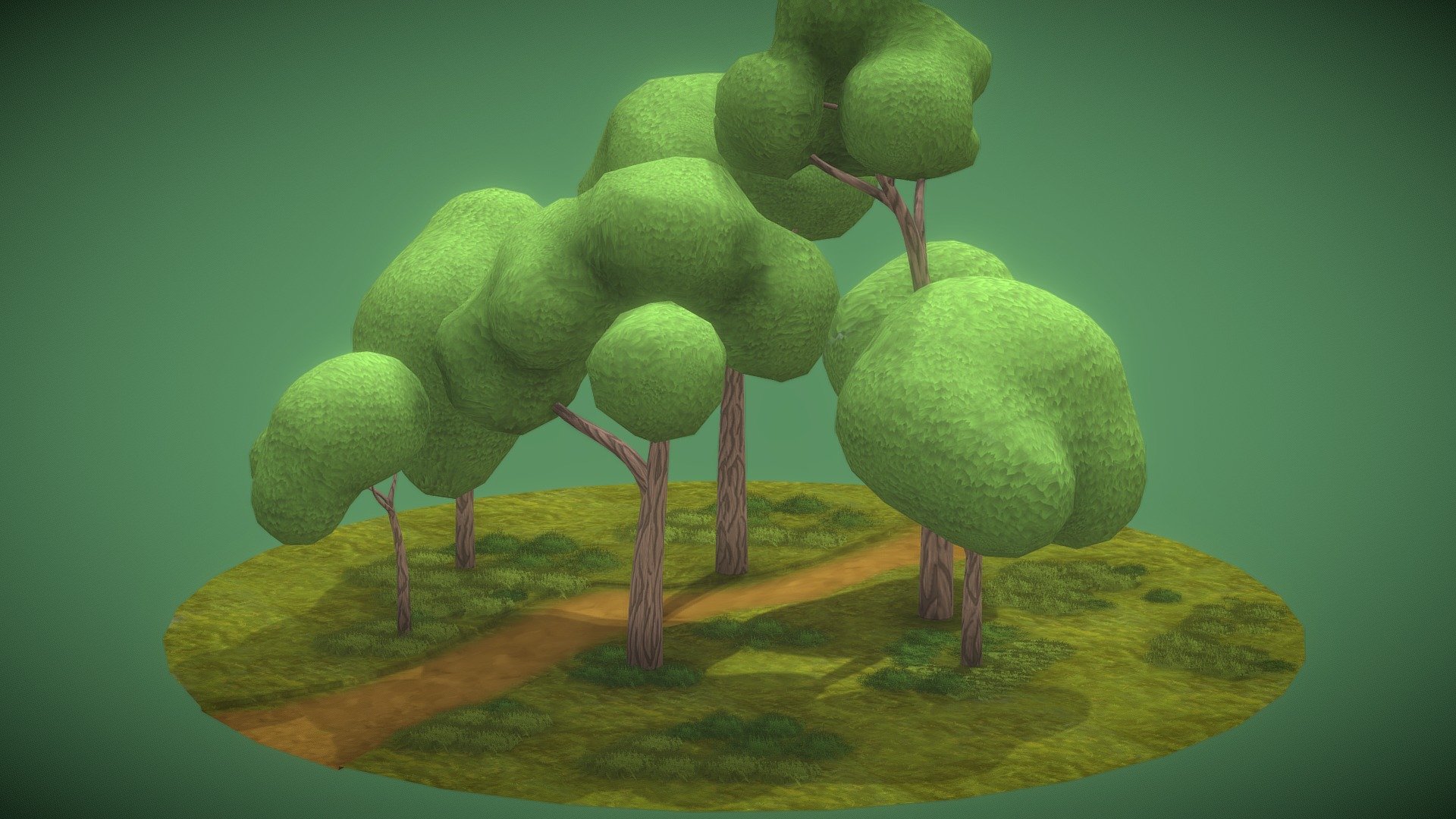 Pack Tree low poly - Buy Royalty Free 3D model by Luis Gustavo ...