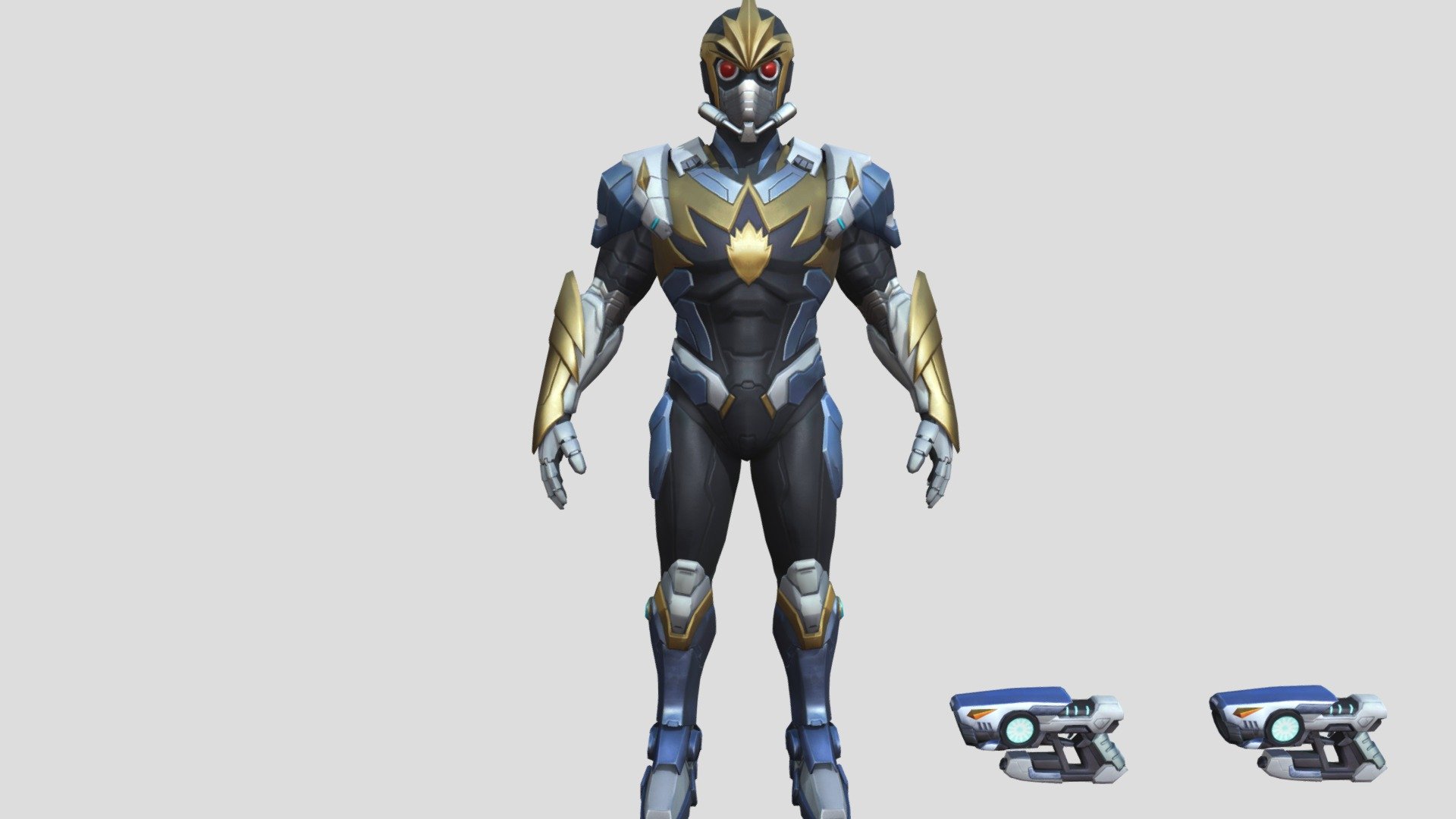 Star-Lord (Space Armor) - Download Free 3D model by 3D MODELS ...