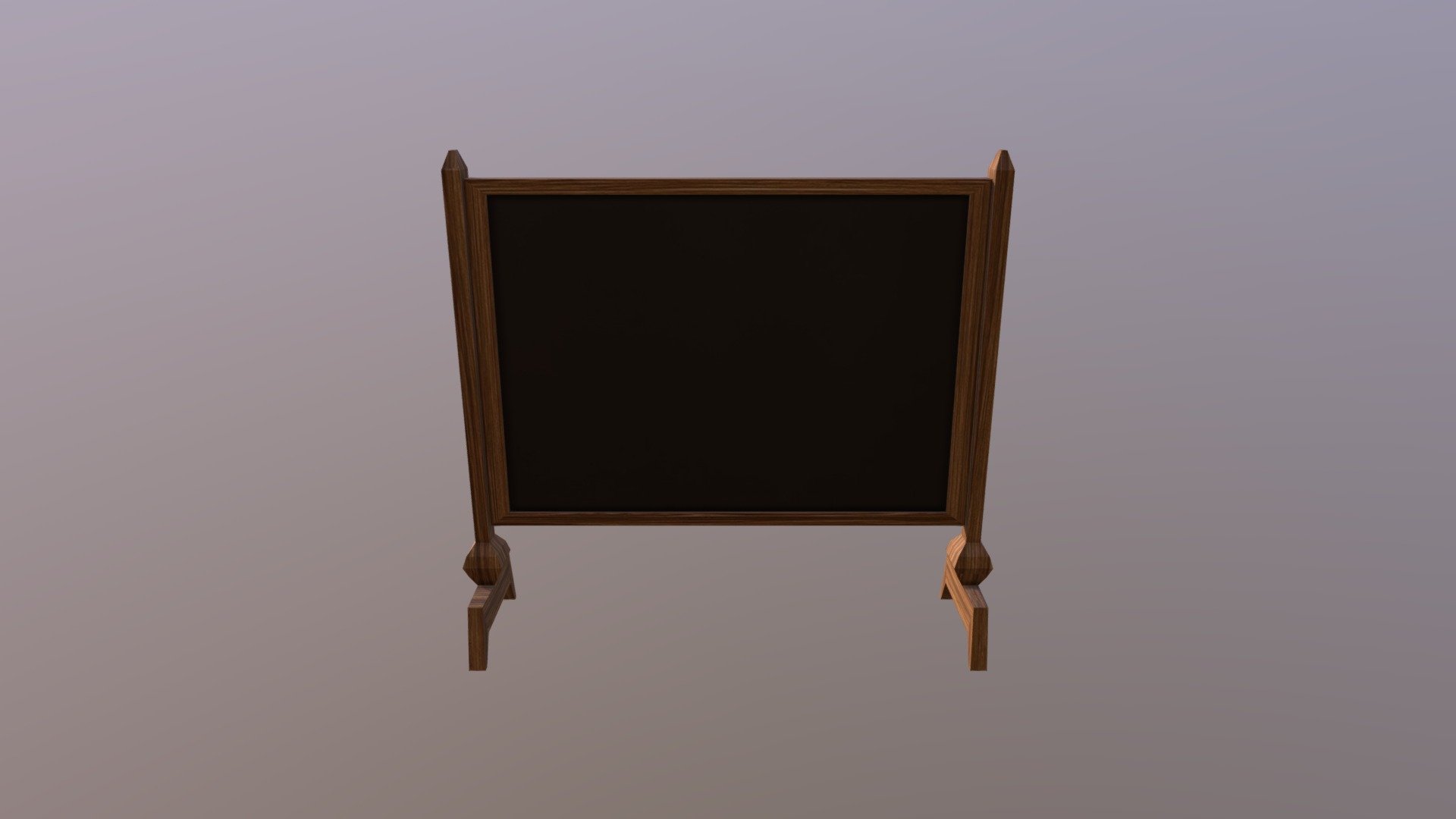 Chalkboard - 3D model by lurkhound (@bullycat) [1582a88] - Sketchfab